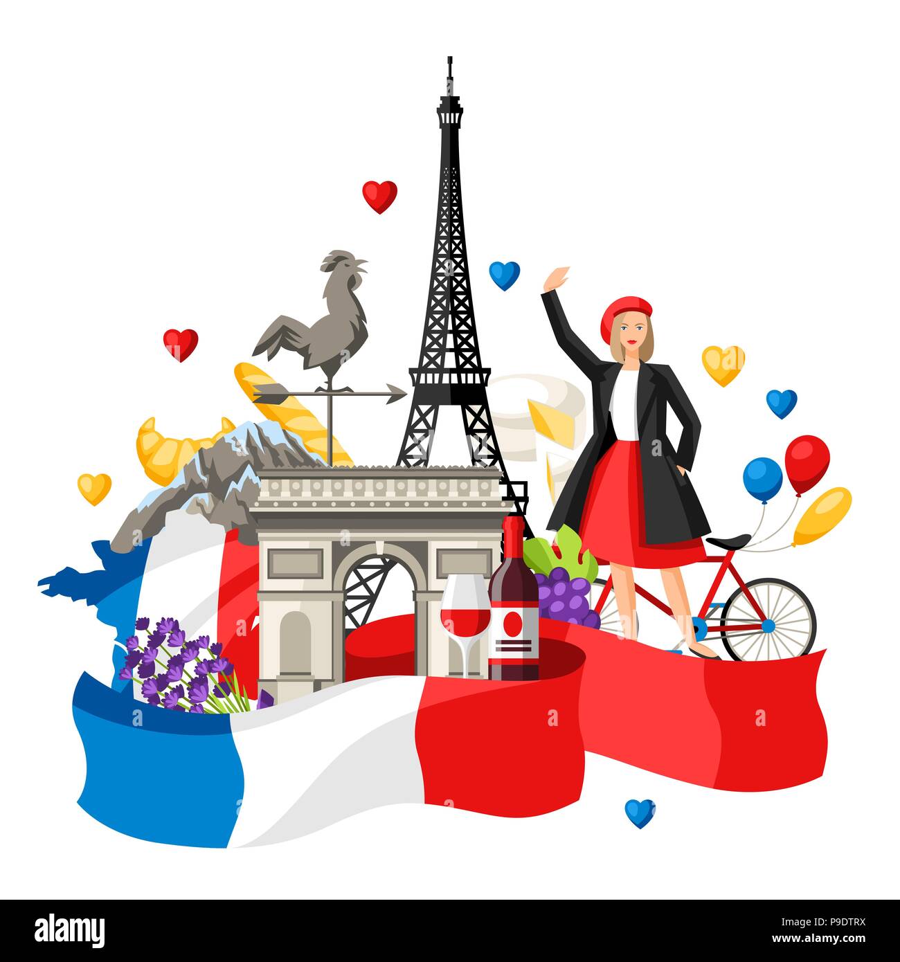 France background design Stock Vector Image & Art - Alamy