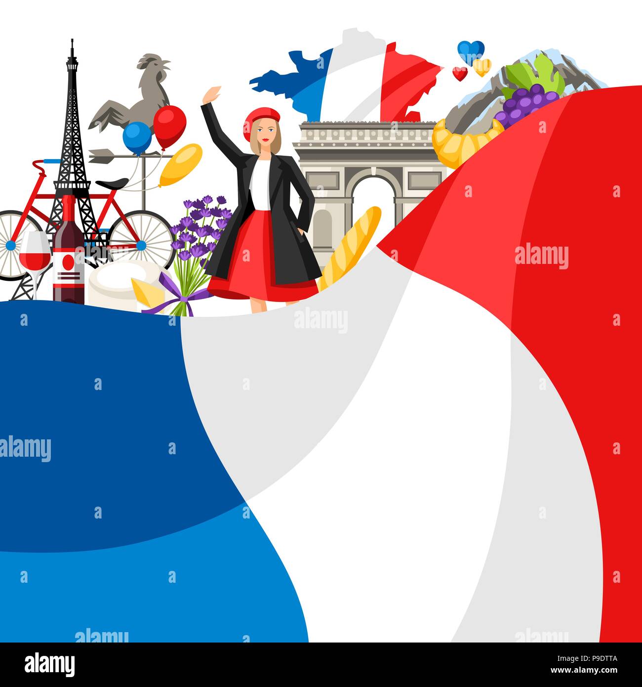 France background design Stock Vector Image & Art - Alamy