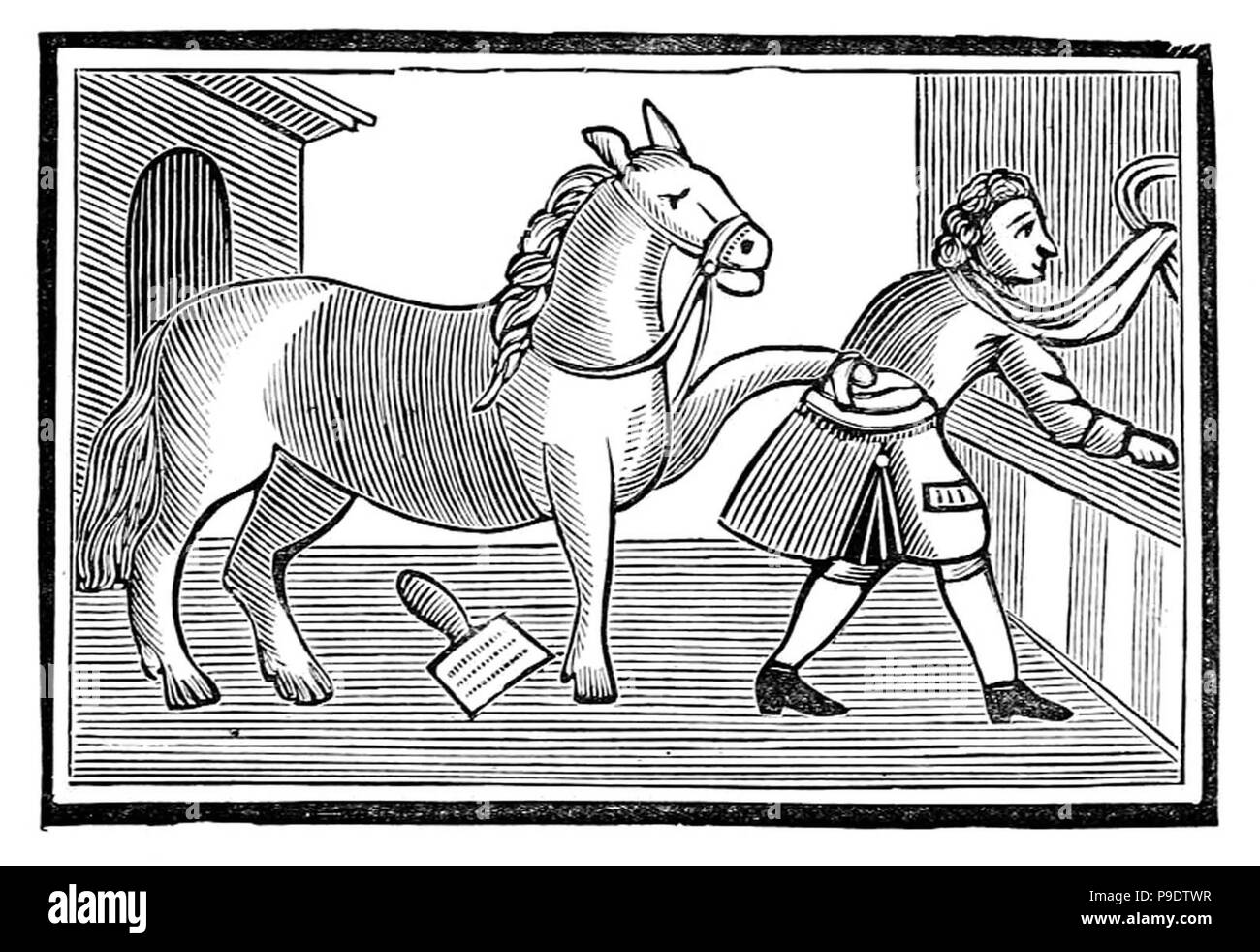 vintage woodcut illustration Stock Photo - Alamy