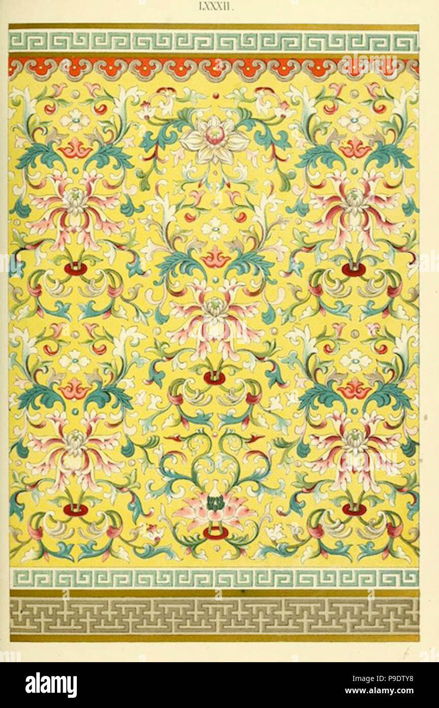 vintage chinese pattern Stock Photo - Alamy