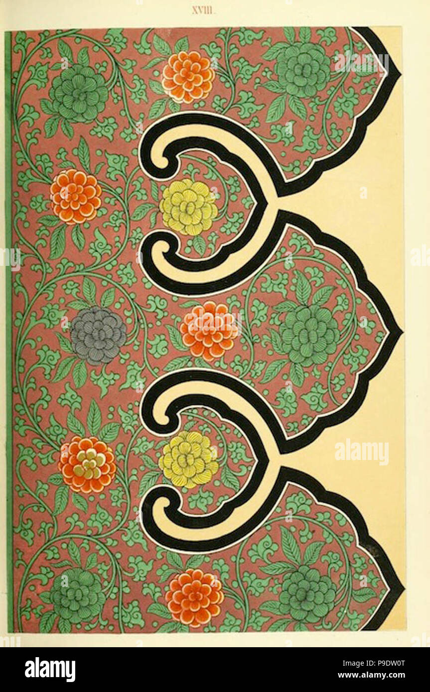 vintage chinese pattern Stock Photo - Alamy