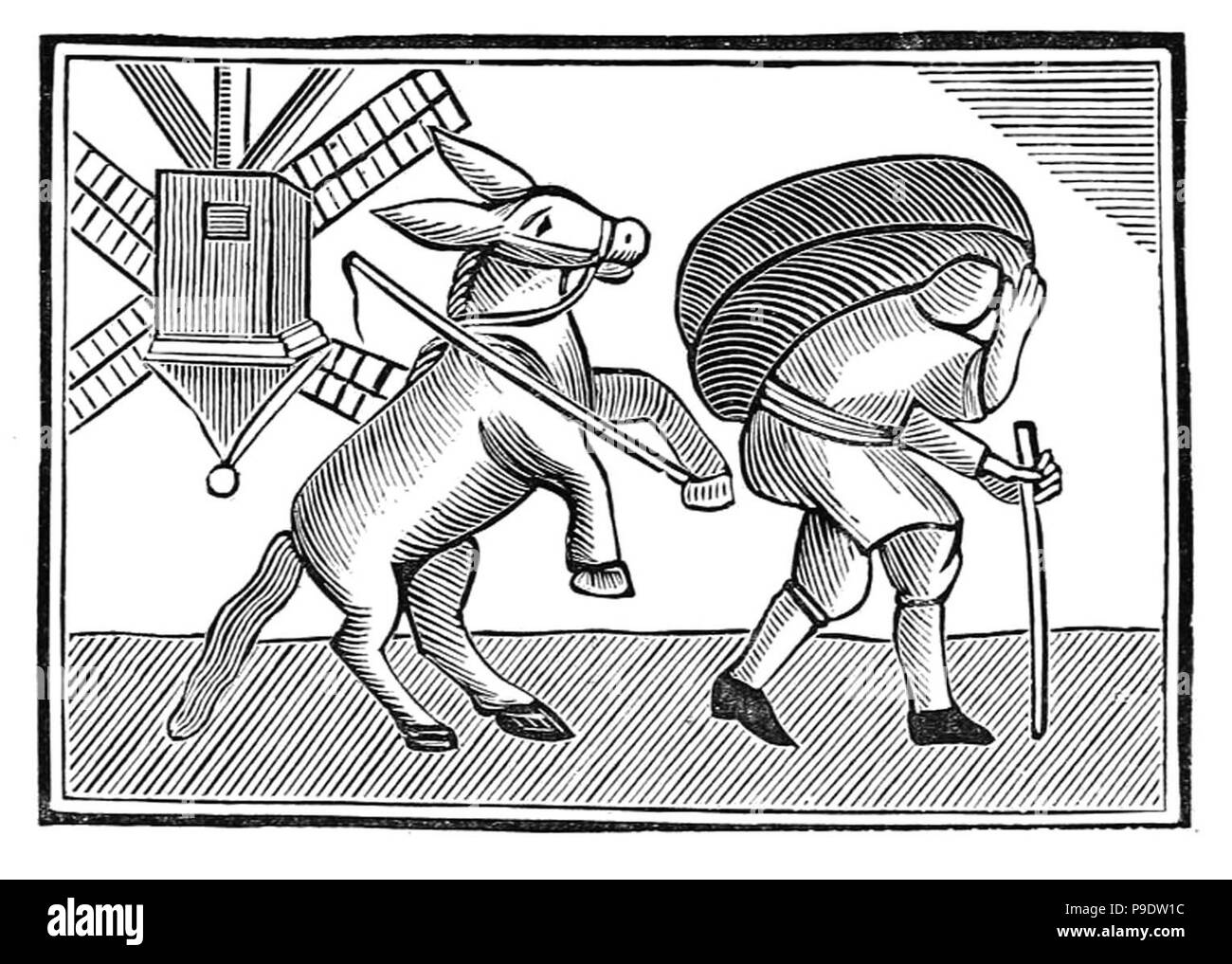 vintage woodcut illustration Stock Photo - Alamy