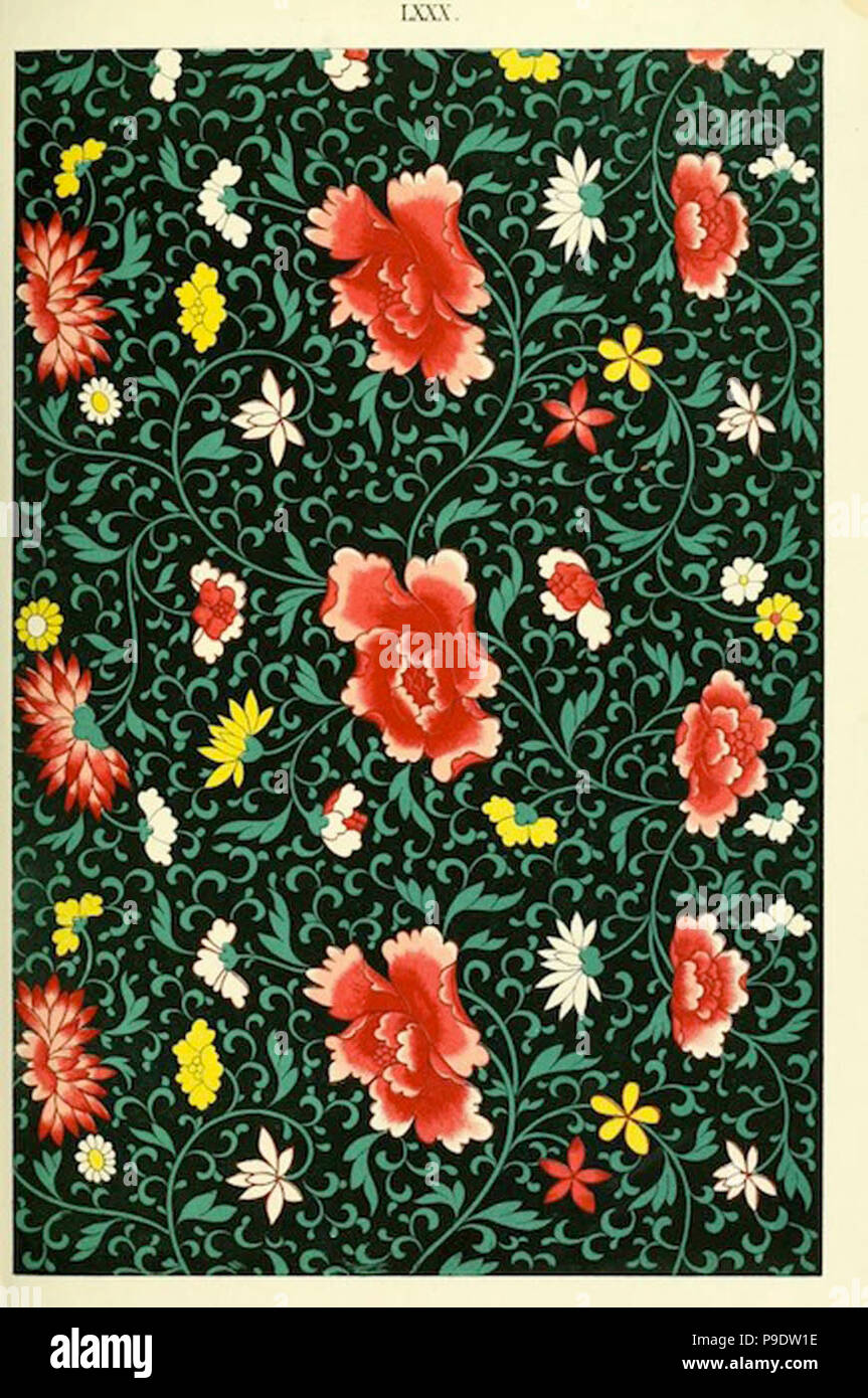 vintage chinese pattern Stock Photo - Alamy