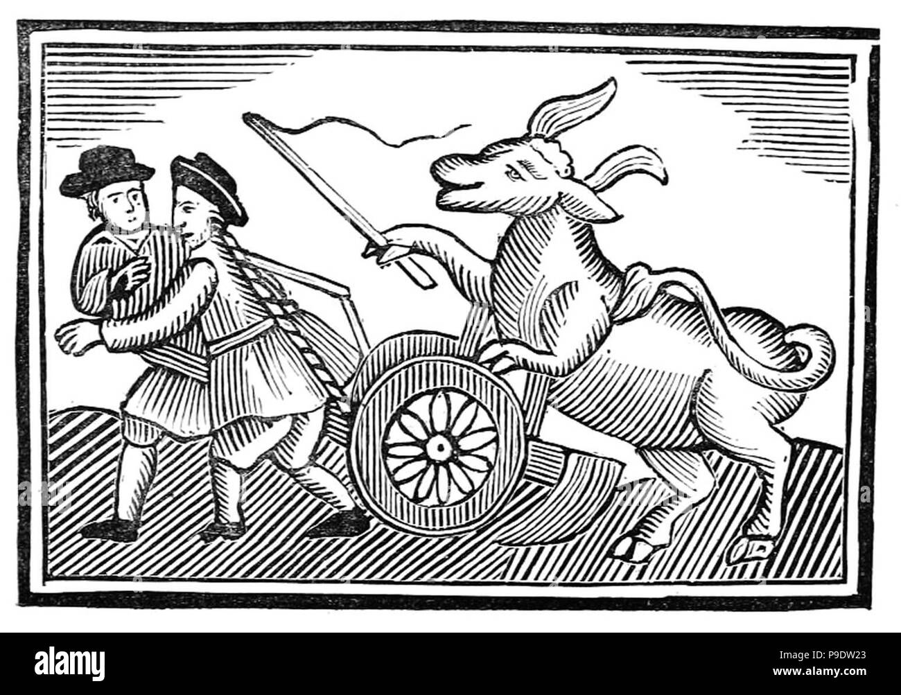 vintage woodcut illustration Stock Photo - Alamy