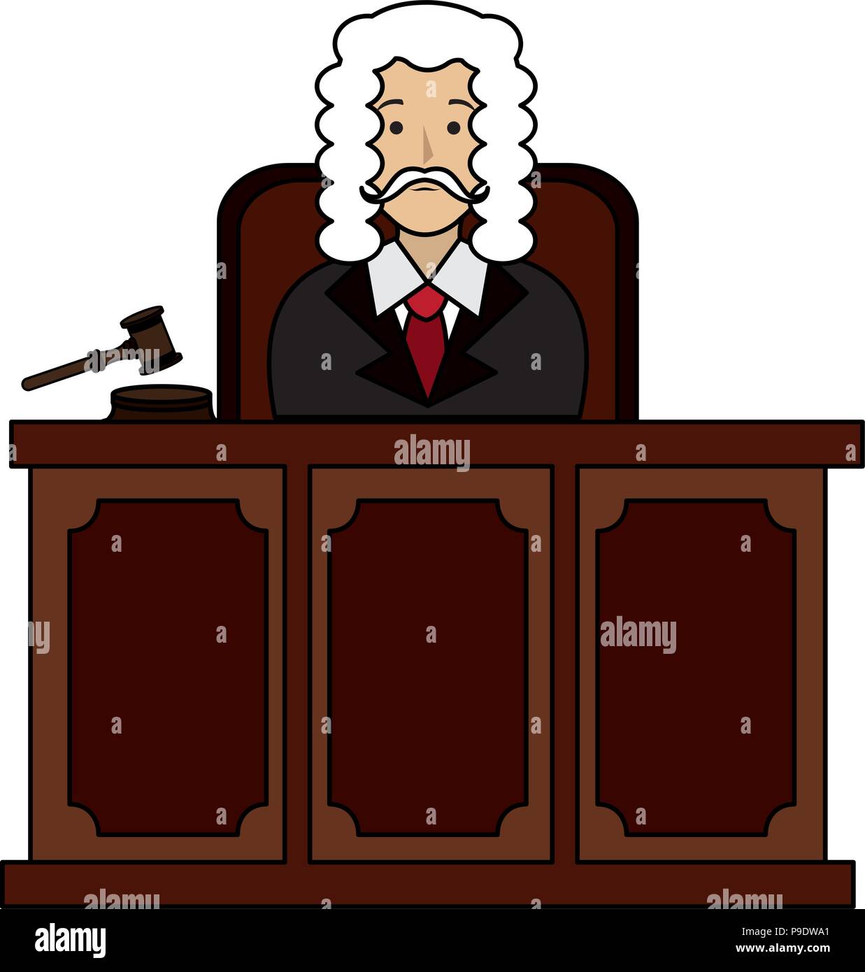 Judge podium hi-res stock photography and images - Alamy