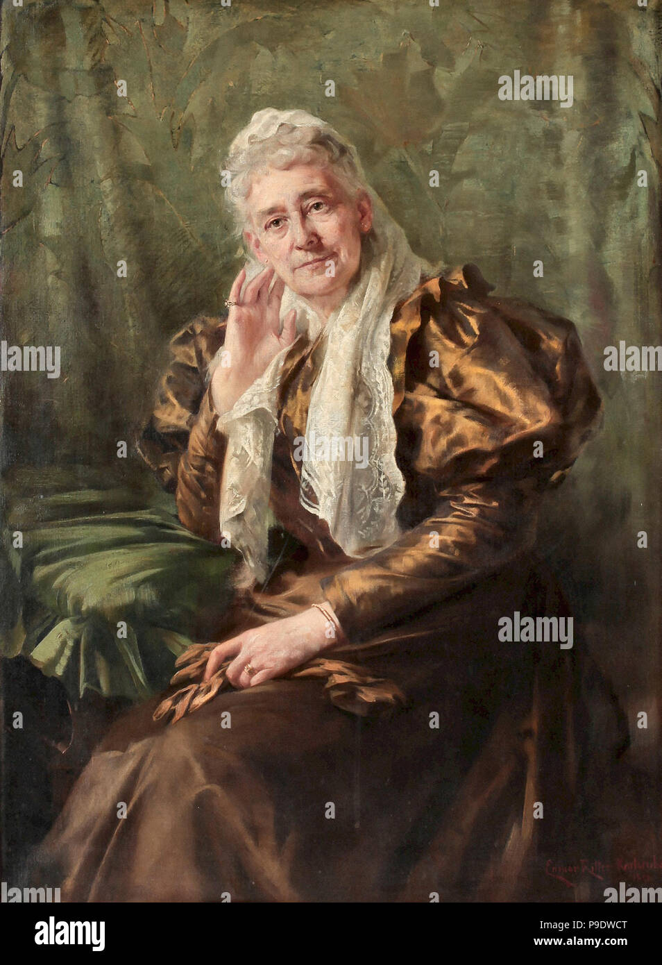 Ritter Caspar - Portrait of an Elegant Lady Stock Photo - Alamy