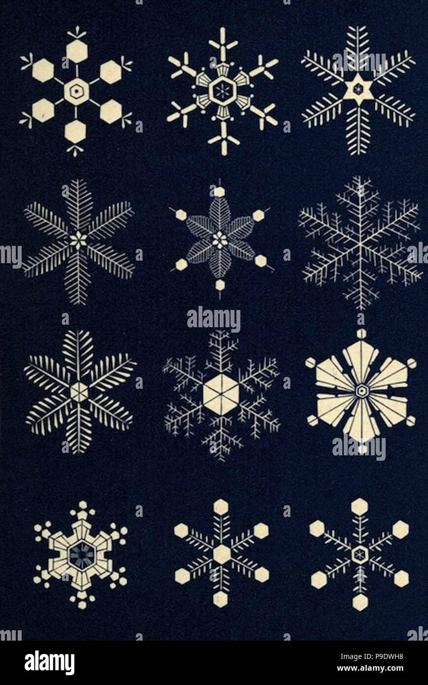 Snowflake molecule hi-res stock photography and images - Alamy