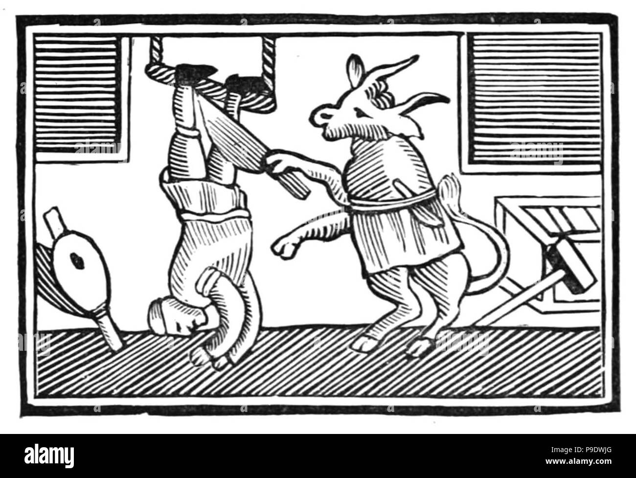 vintage woodcut illustration Stock Photo - Alamy