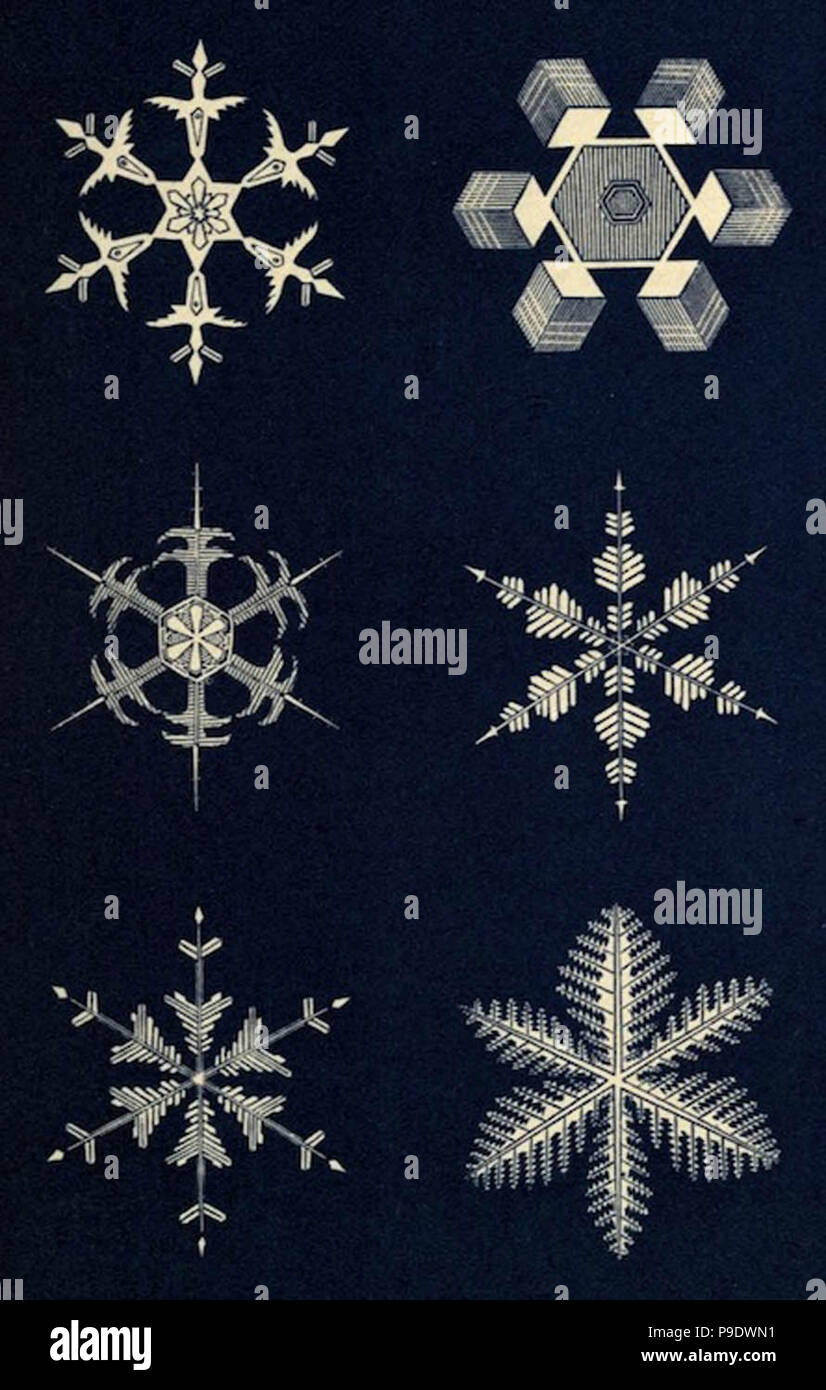 Snowflake molecule hi-res stock photography and images - Alamy