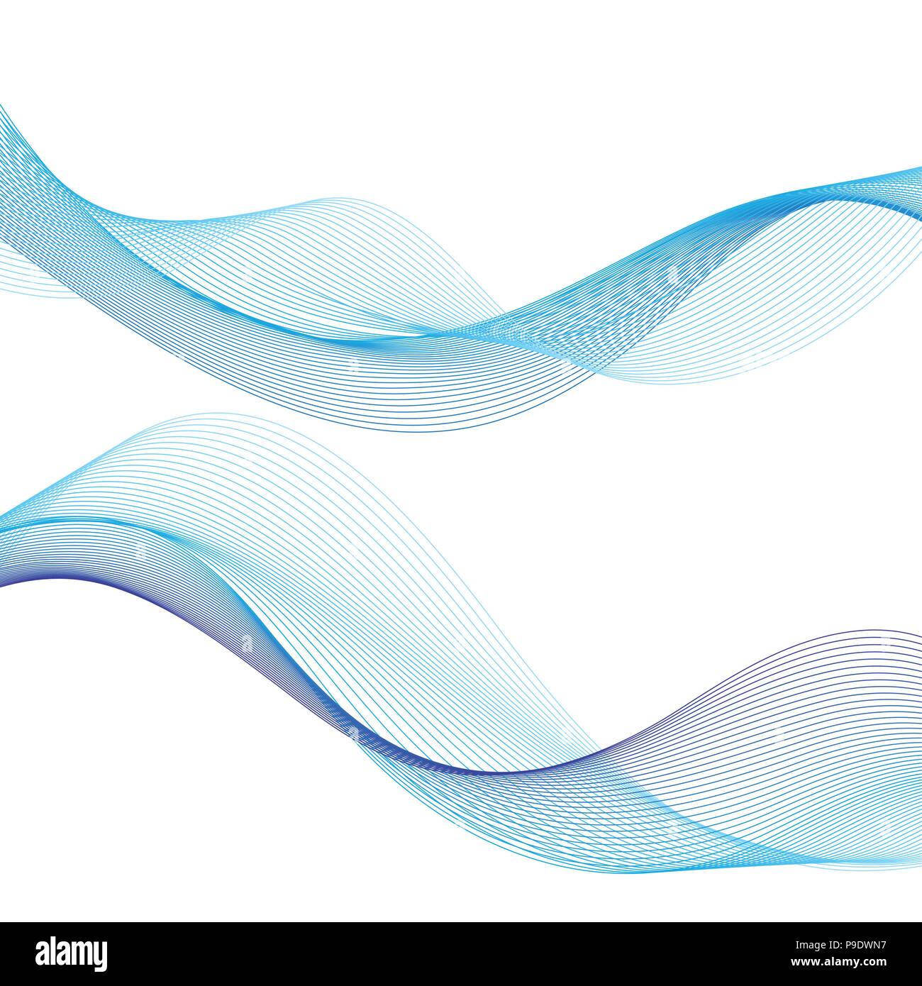 Waves bright blue ocean water Stock Vector Images - Alamy