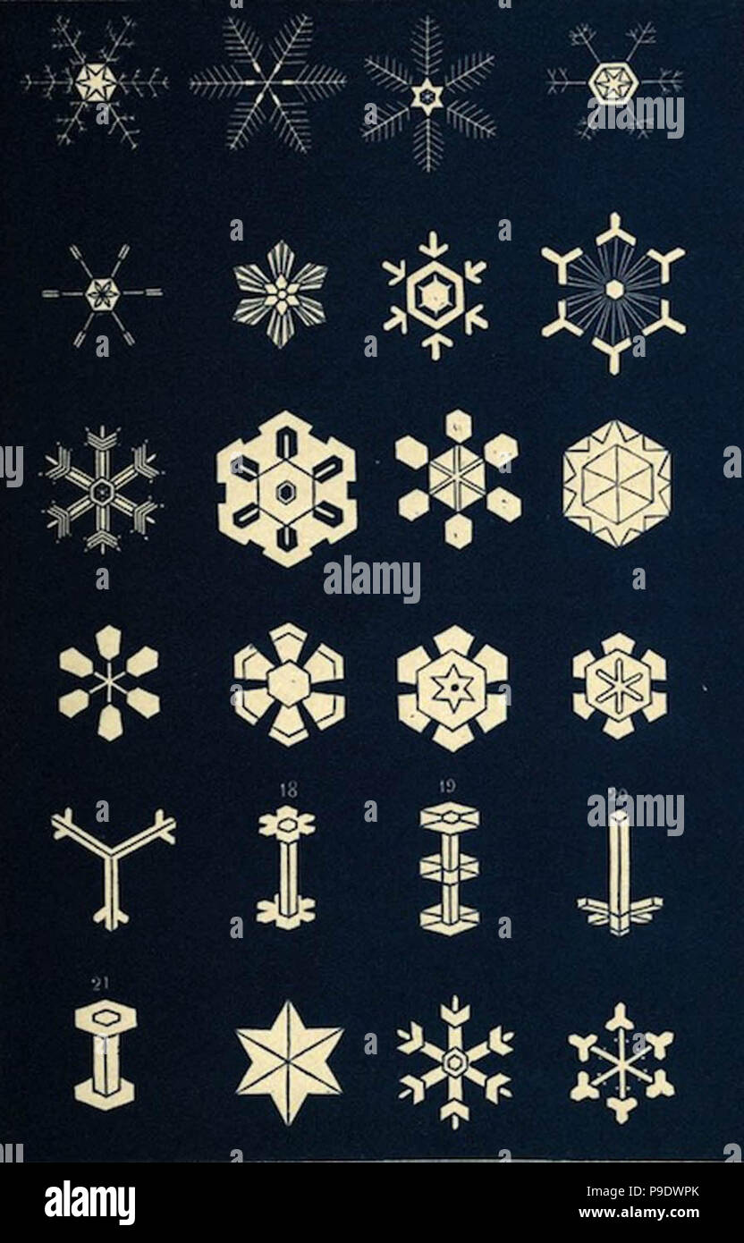 Snowflake molecule hi-res stock photography and images - Alamy