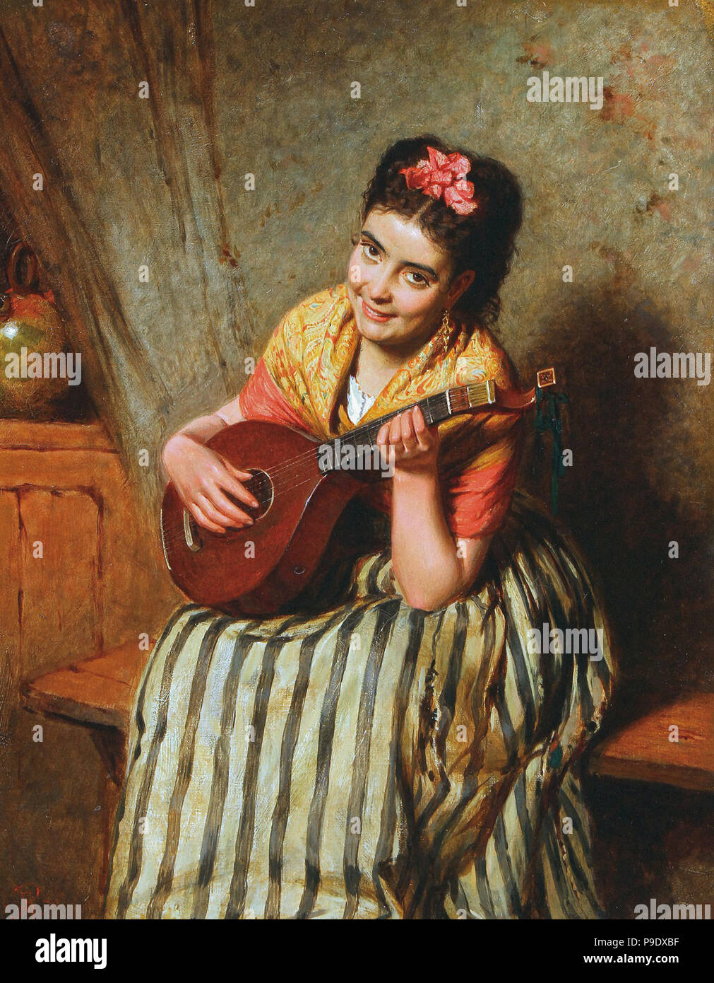 Roberts Edwin Thomas - a Love Song Stock Photo - Alamy