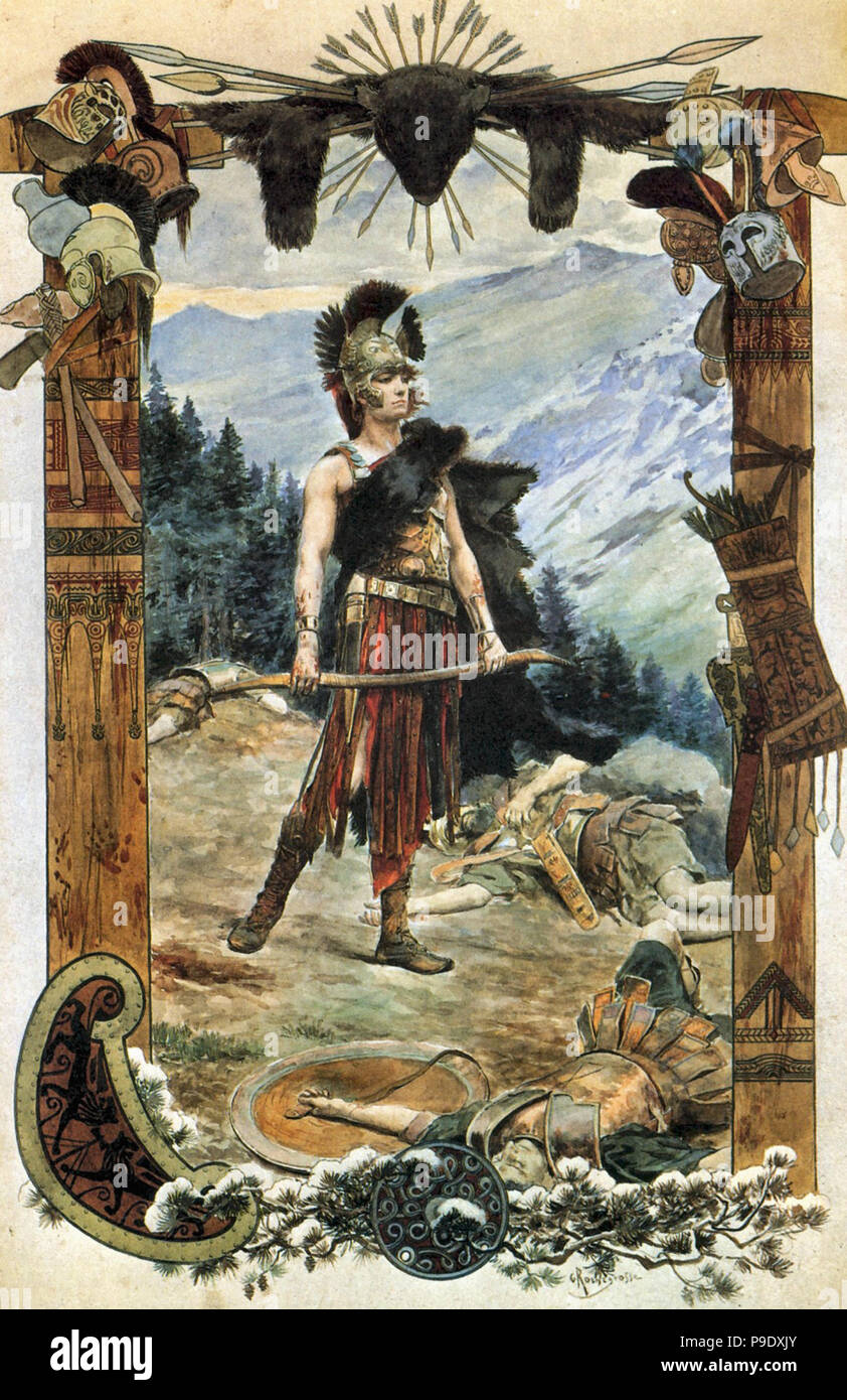 Rochegrosse Georges Antoine - Le Vainqueur Stock Photo - Alamy