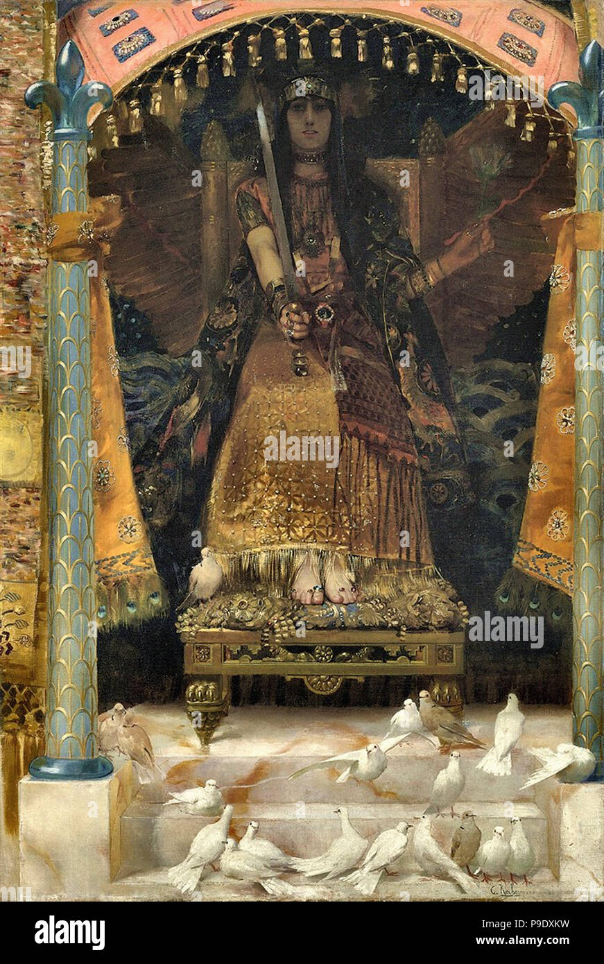 Rochegrosse Georges Antoine - War and Peace Stock Photo - Alamy