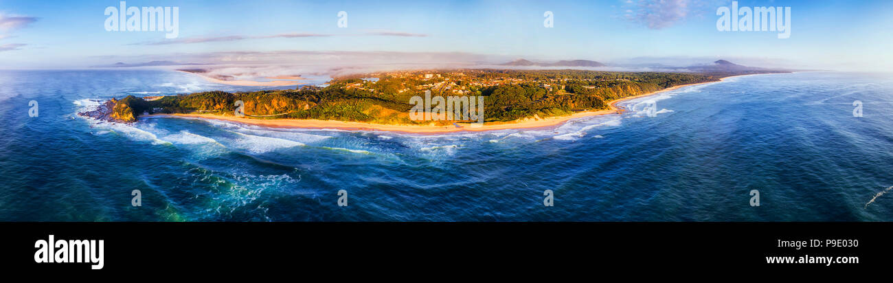 Nambucca heads town on Australian pacific cost around delta of Nambucca ...