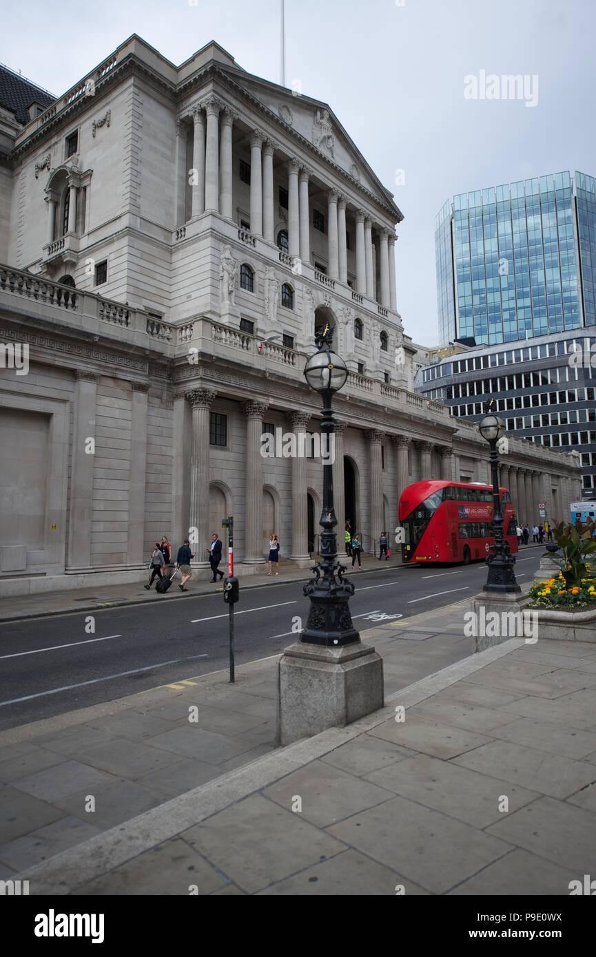 Bank of England, Threadneedle street, London Stock Photo - Alamy