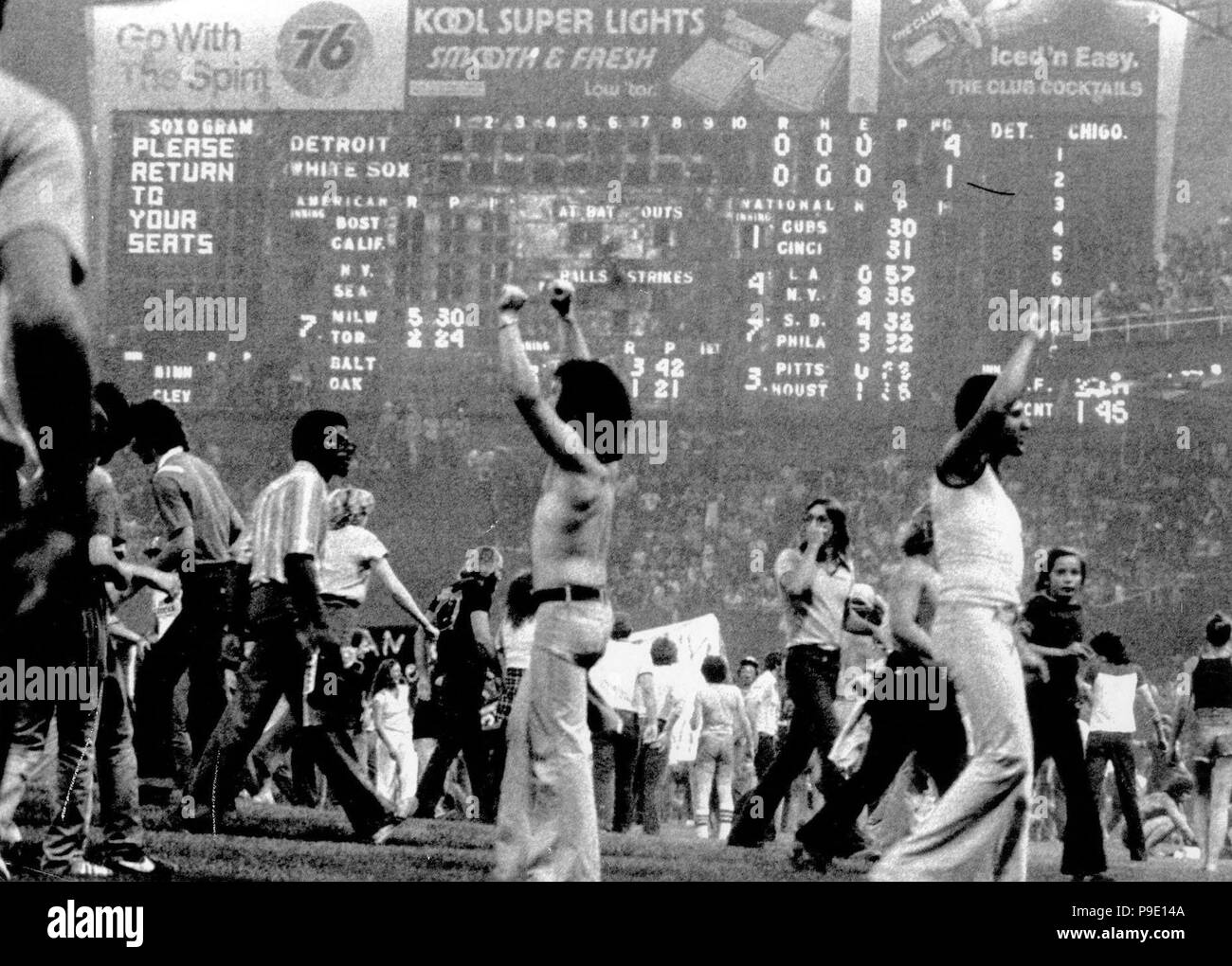 Disco Demolition Night, july 1979 Stock Photo - Alamy