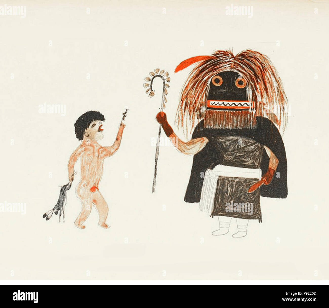 vintage tribal artwork Stock Photo - Alamy