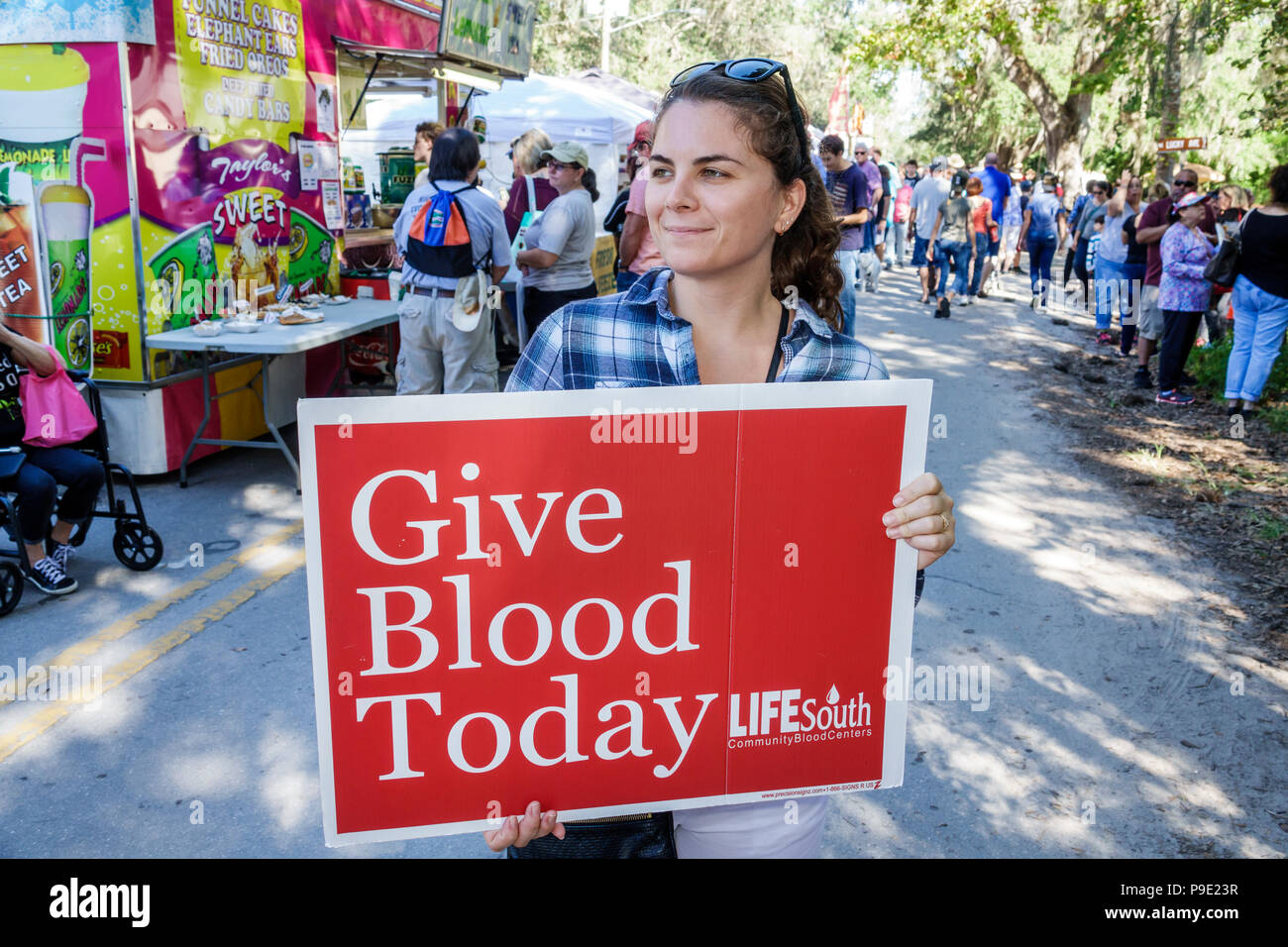 Annual small town community booths stalls vendors buying selling hi-res ...