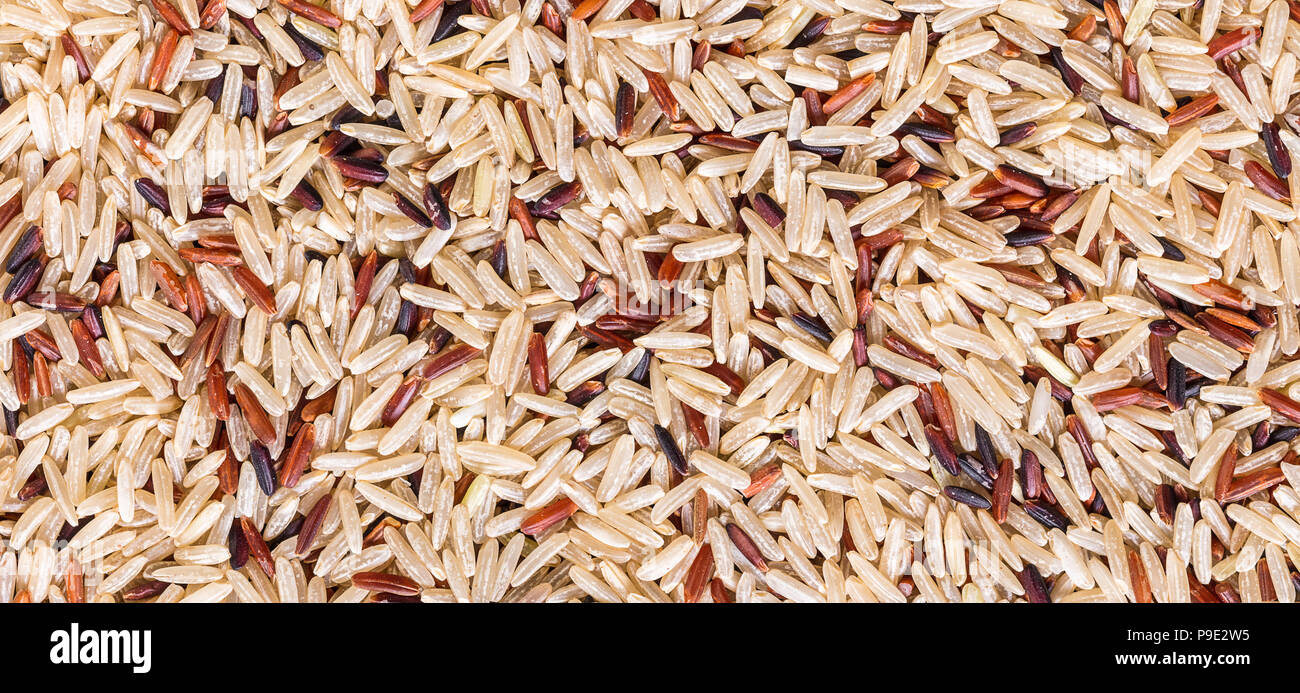 food background from texture assorted rice close-up Stock Photo - Alamy
