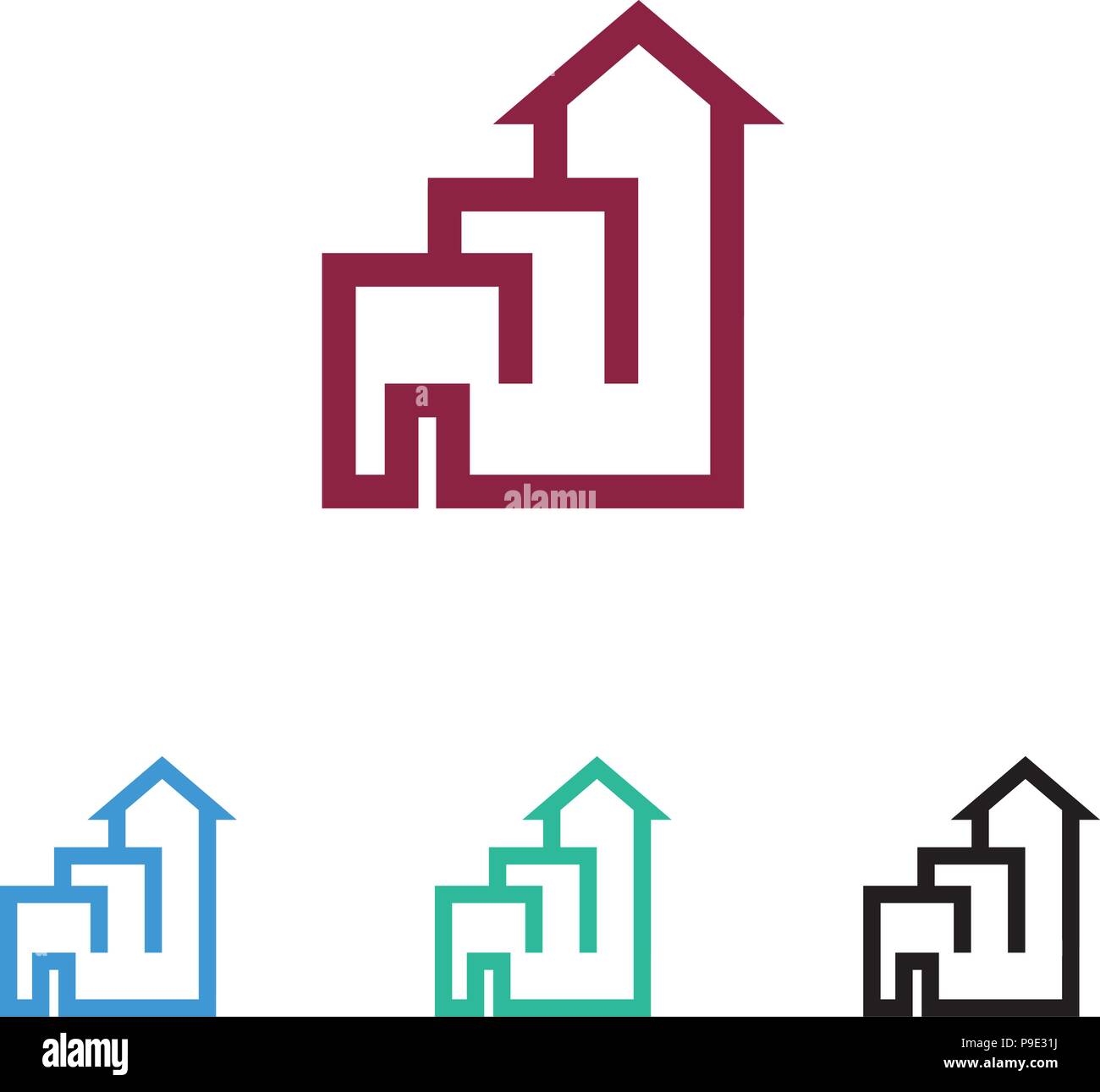 Real estate profit Stock Vector Images - Alamy