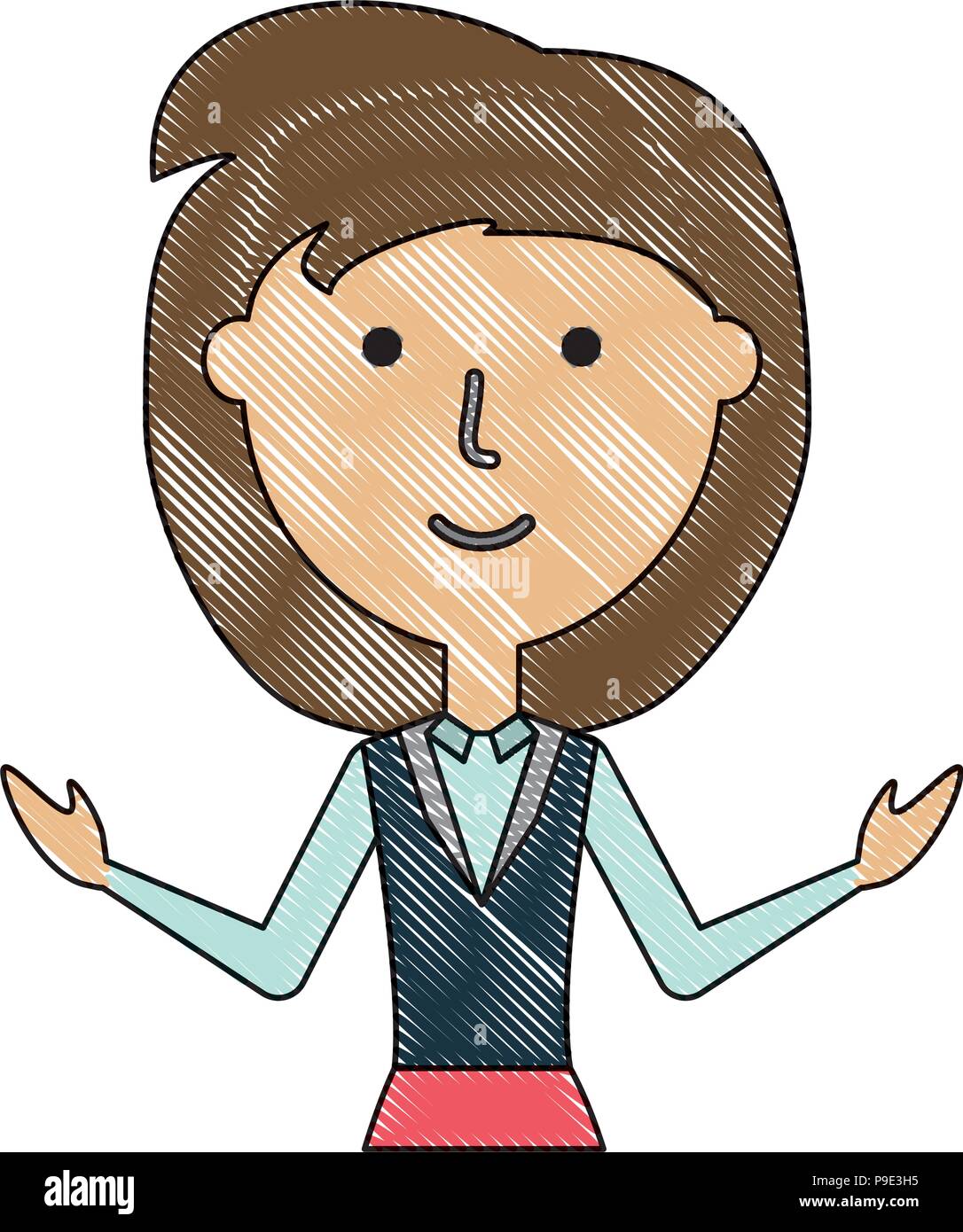 cartoon mom icon over white background, vector illustration Stock ...