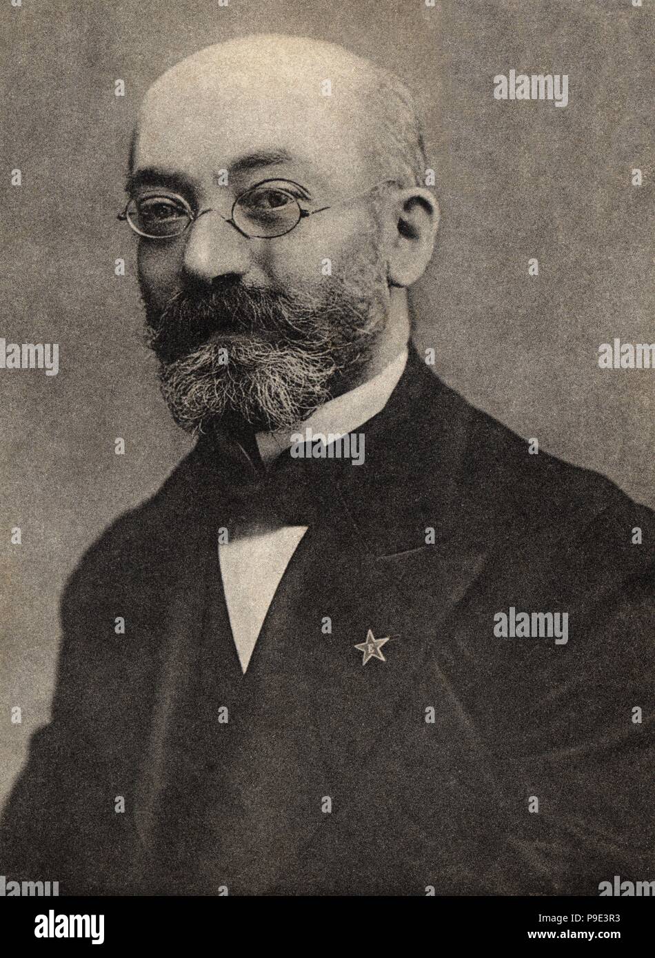 Ludwiik Lejder Zamenhof (1859-1917), médico oftalmólogo polaco, creador ...