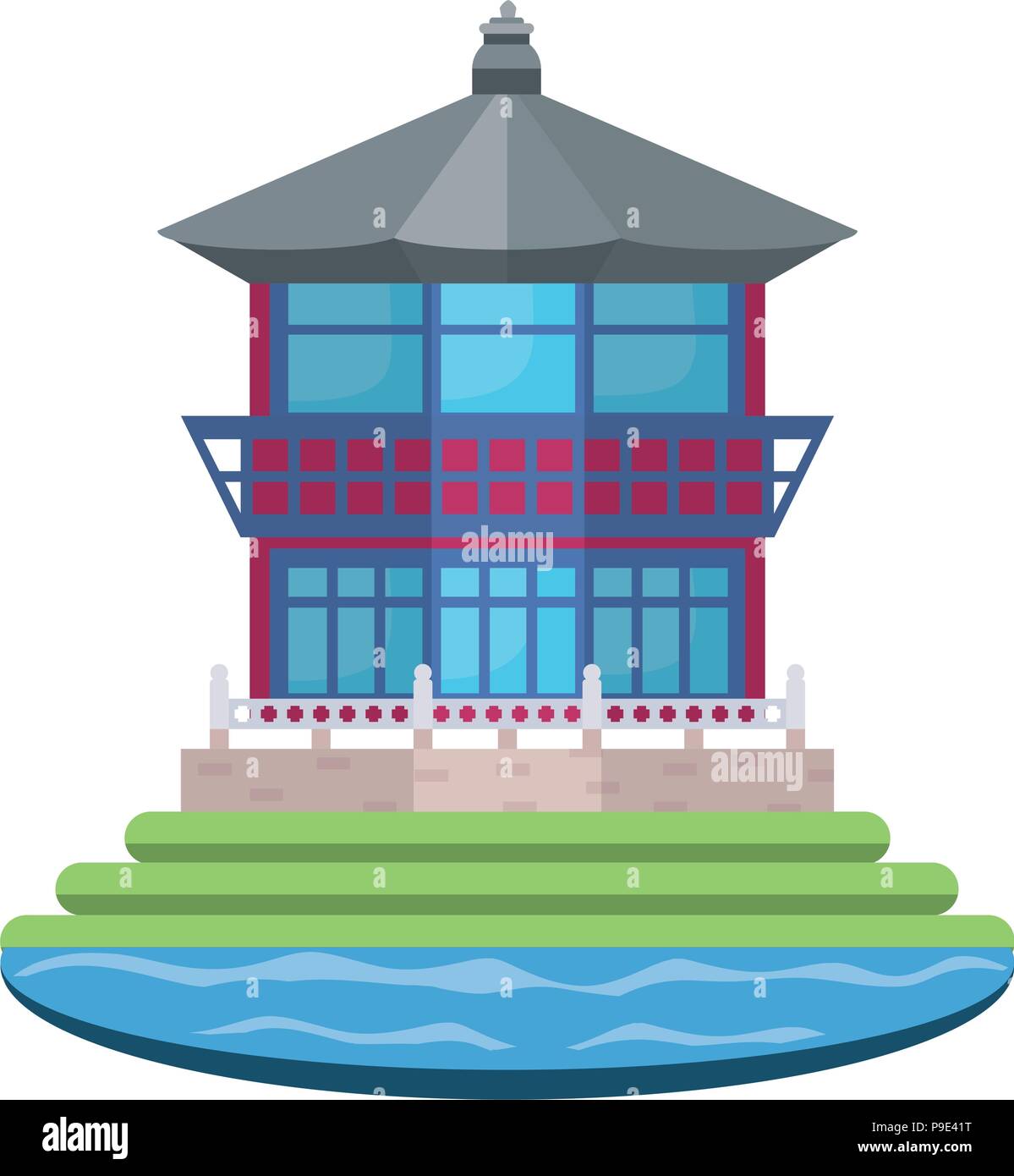 Iconic buildings of the world Stock Vector Images - Alamy