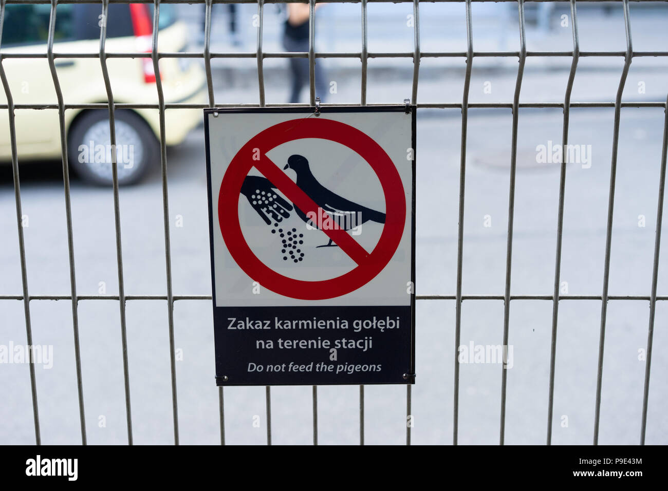 English polish sign hi-res stock photography and images - Alamy