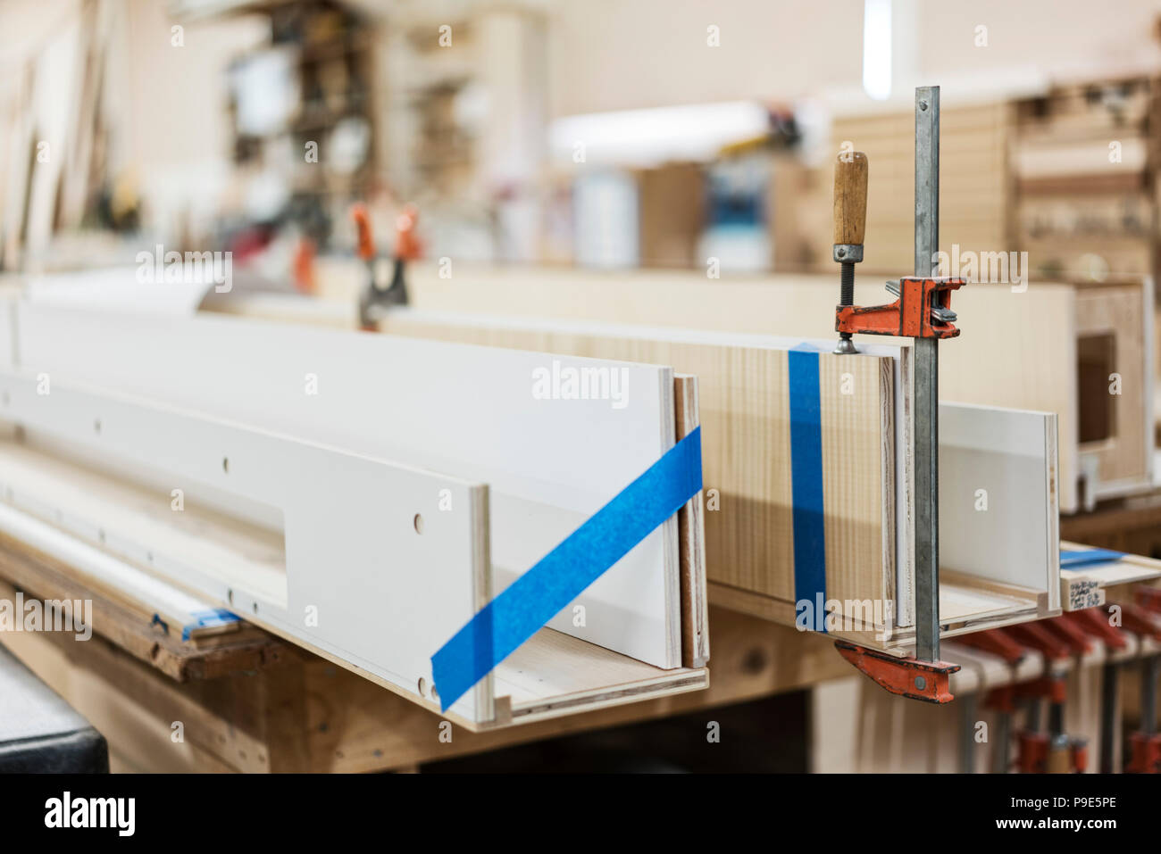 Bar clamp in factory hi-res stock photography and images - Alamy