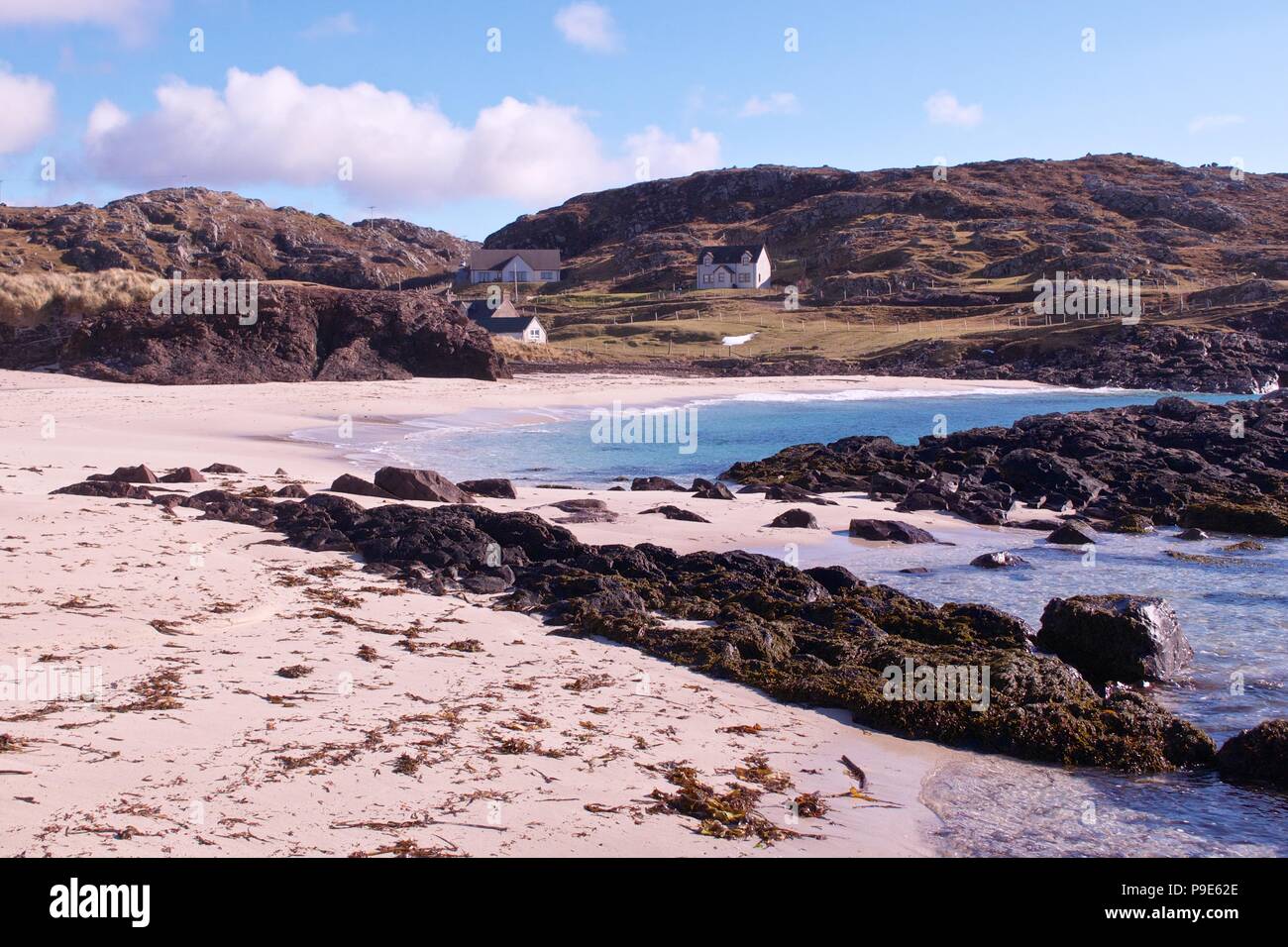 Clachtoll beach sutherland highlands hi-res stock photography and ...