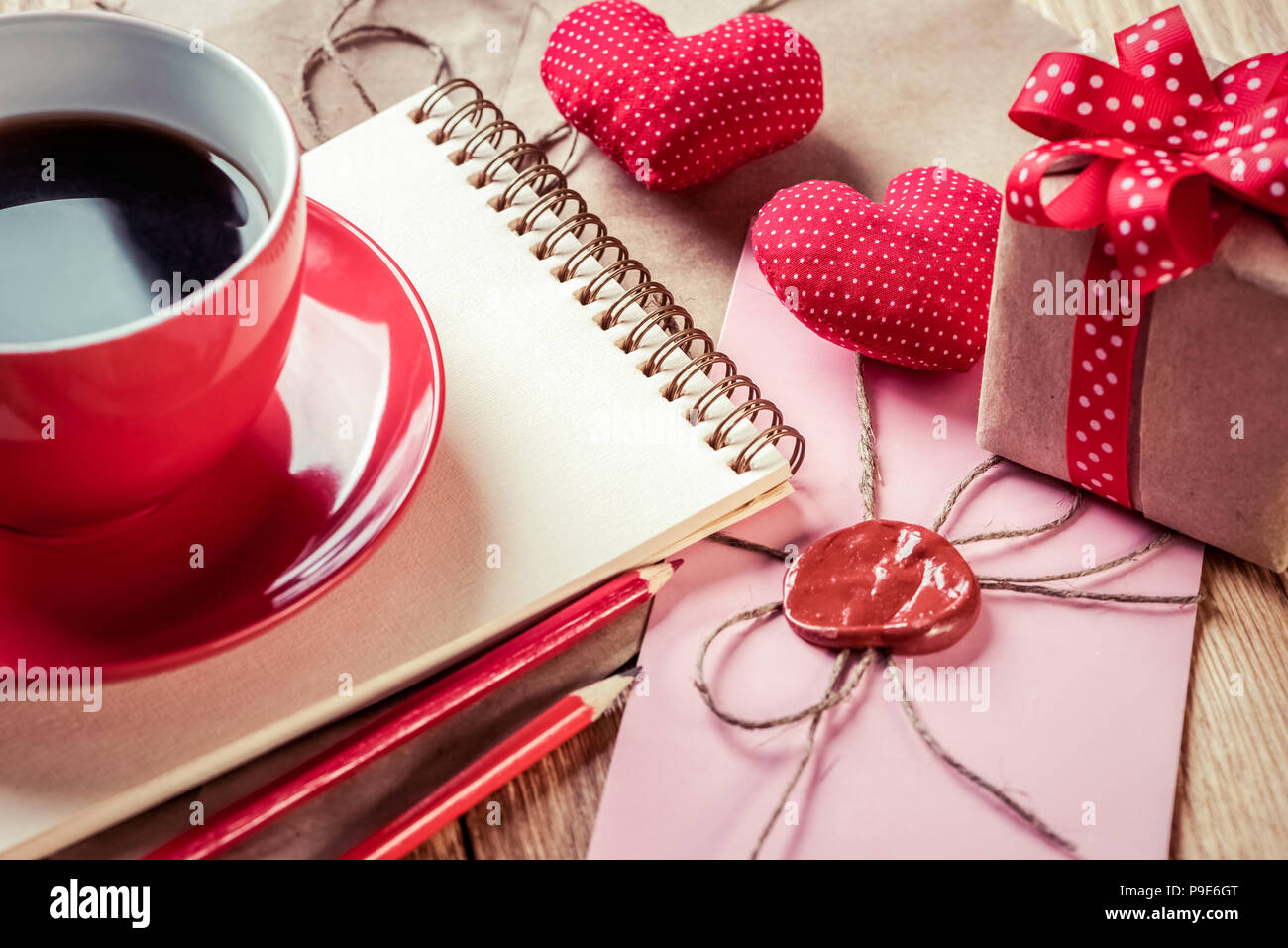 Writing love confession Stock Photo - Alamy