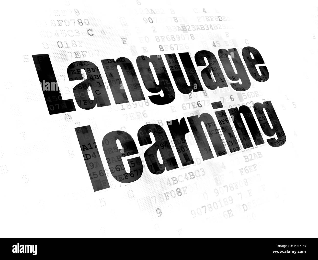 Code learning Black and White Stock Photos & Images - Alamy
