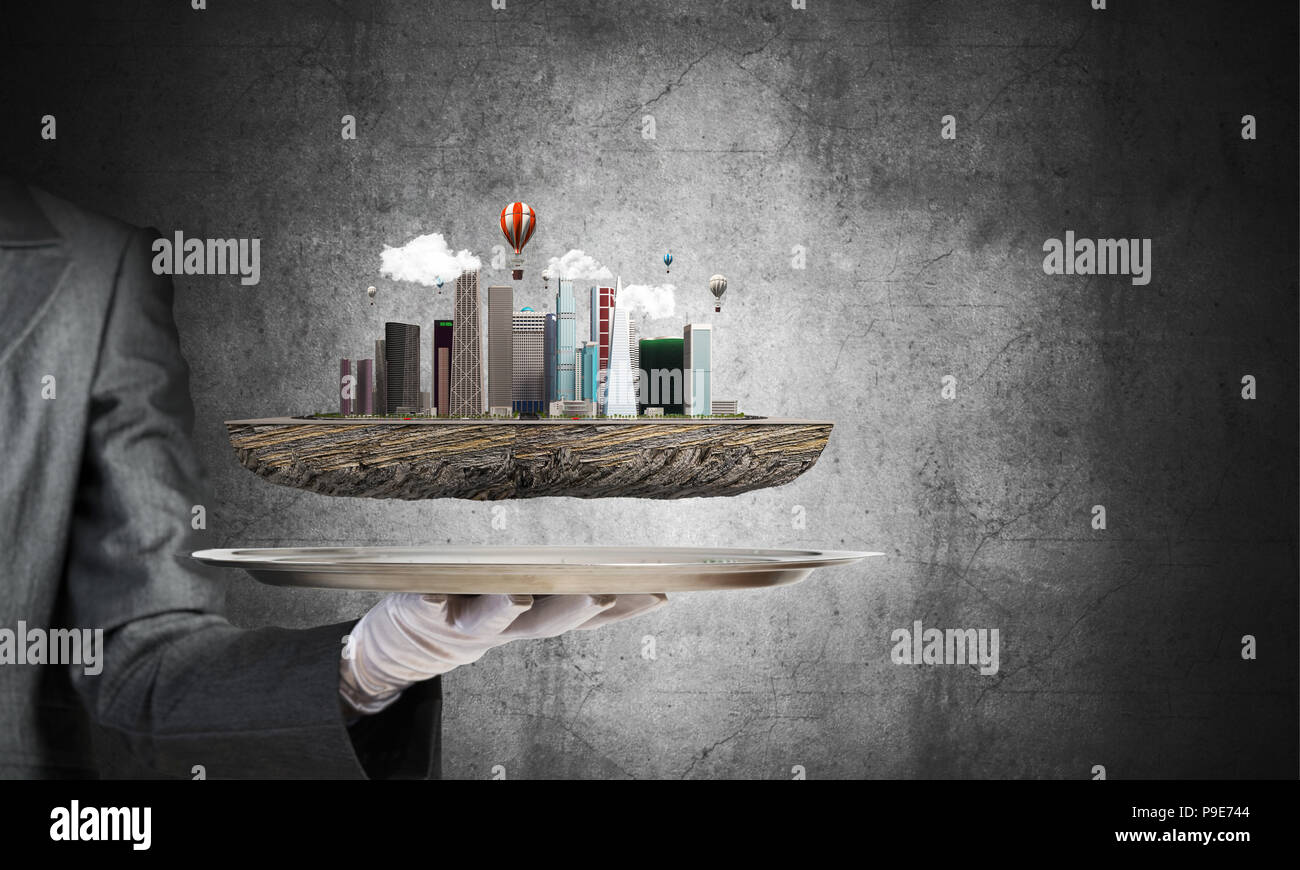 Concept of modern urban development Stock Photo - Alamy