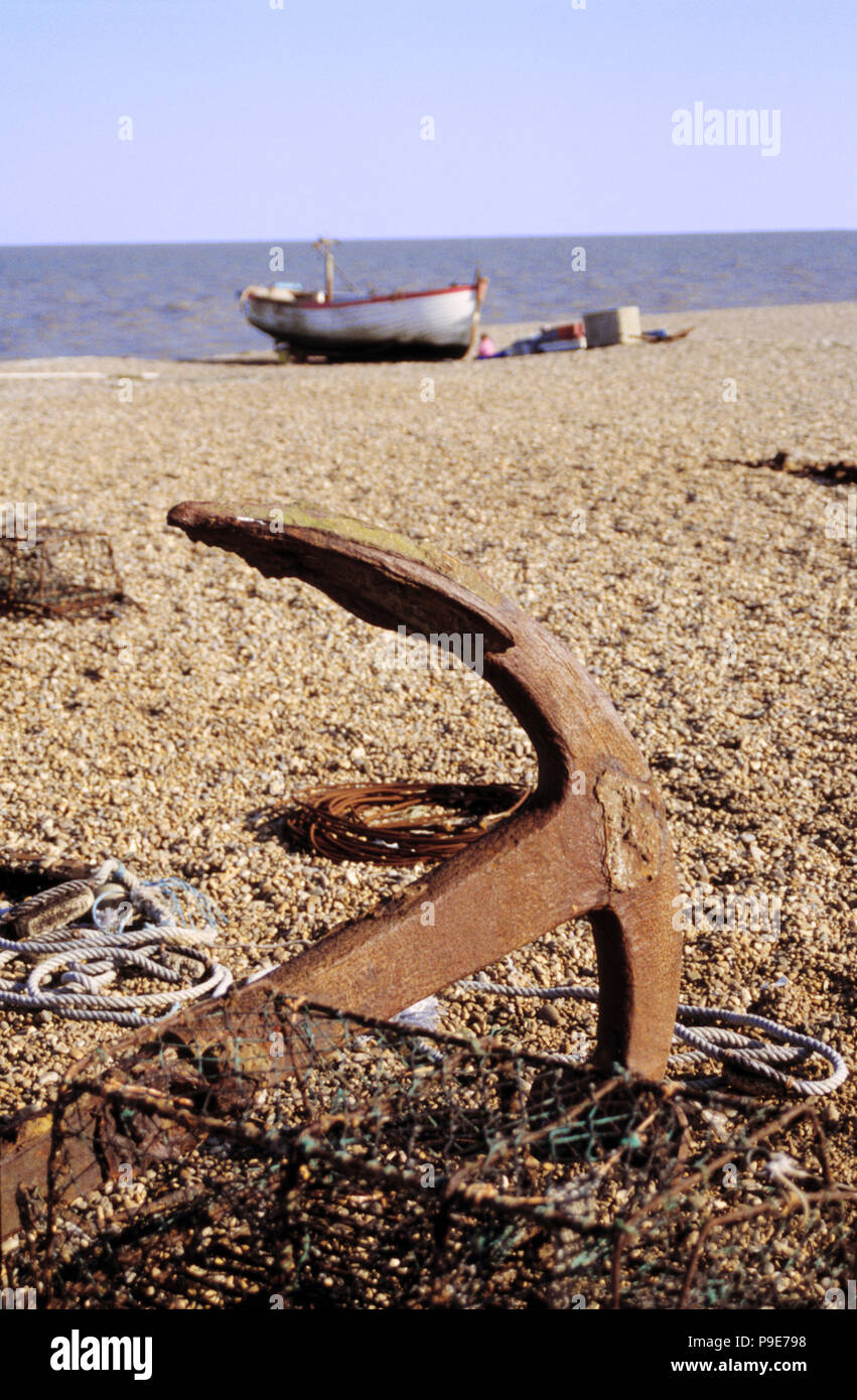 Pebble beach on English coast Stock Photo - Alamy