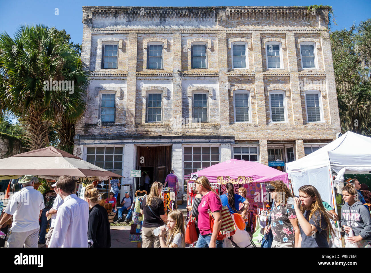 Annual small town community booths stalls vendors buying selling hi-res ...