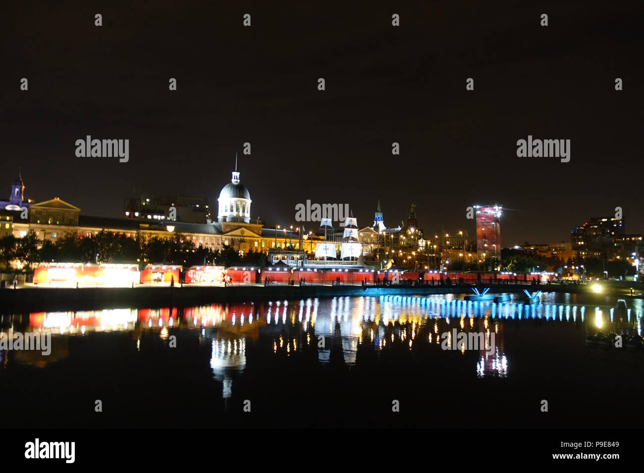 Beautiful skyline montreal canada night hi-res stock photography and ...