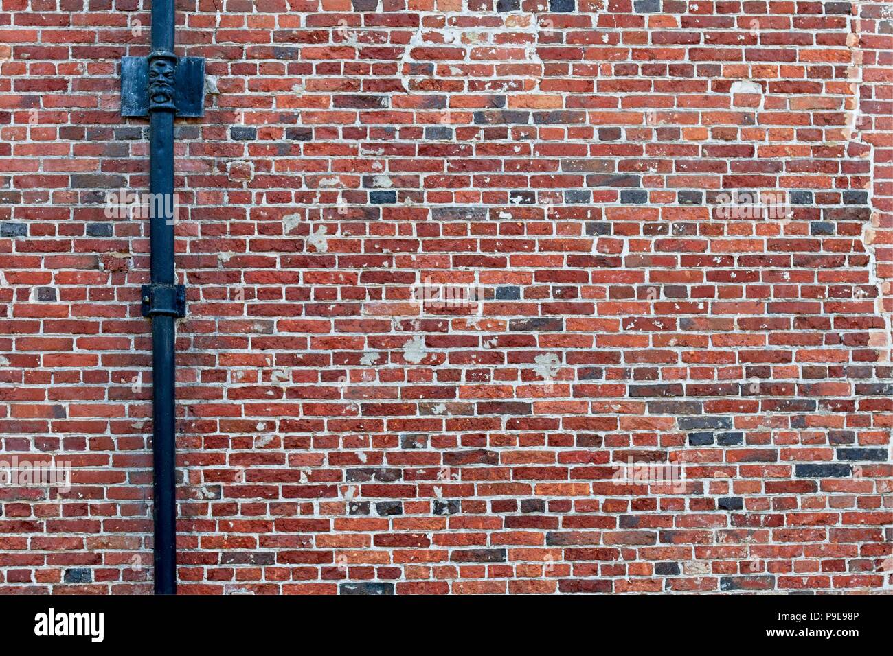 Old red brick wall Stock Photo - Alamy