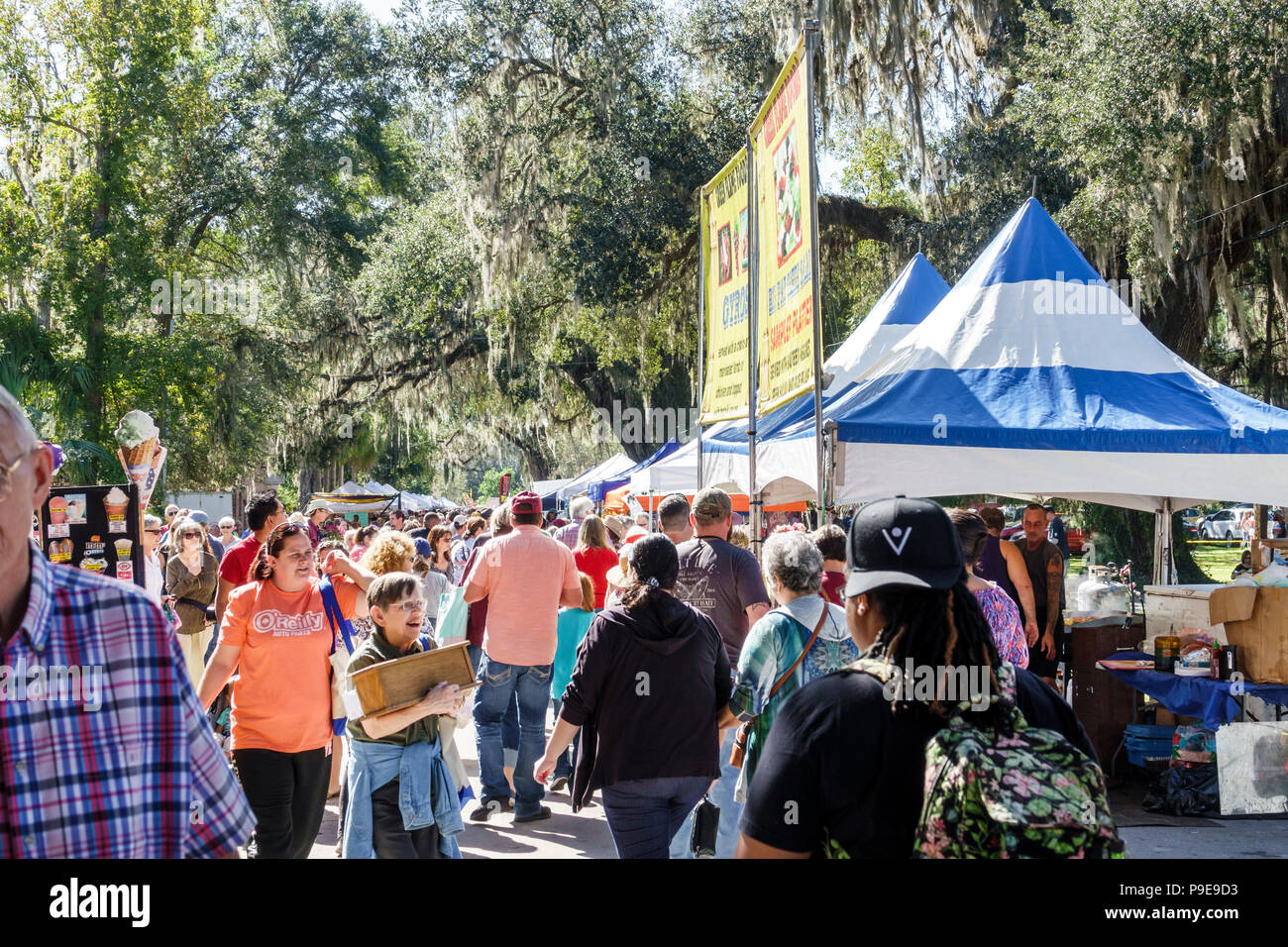 Annual small town community booths stalls vendors buying selling hi-res ...