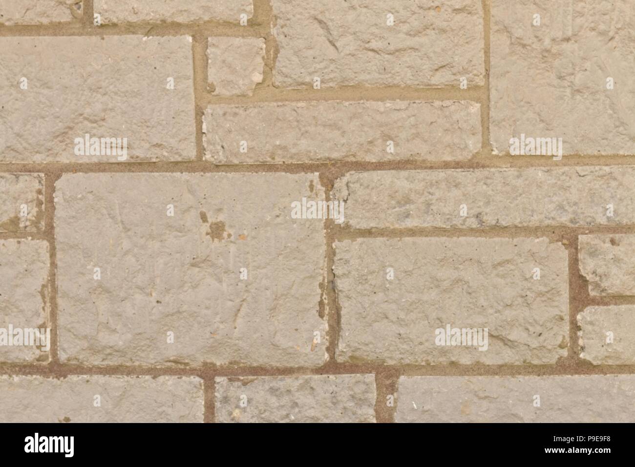 cream beige block brick wall Stock Photo - Alamy