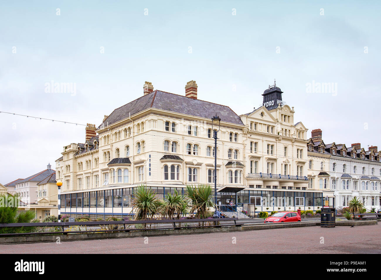 Hydro hotel on the sea front in Llandudno Wales United Kingdom Stock ...