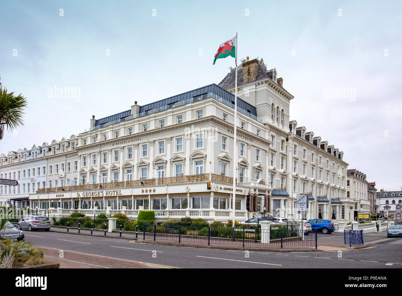 St George's hotel in Llandudno Gwynedd North Wales UK Stock Photo - Alamy