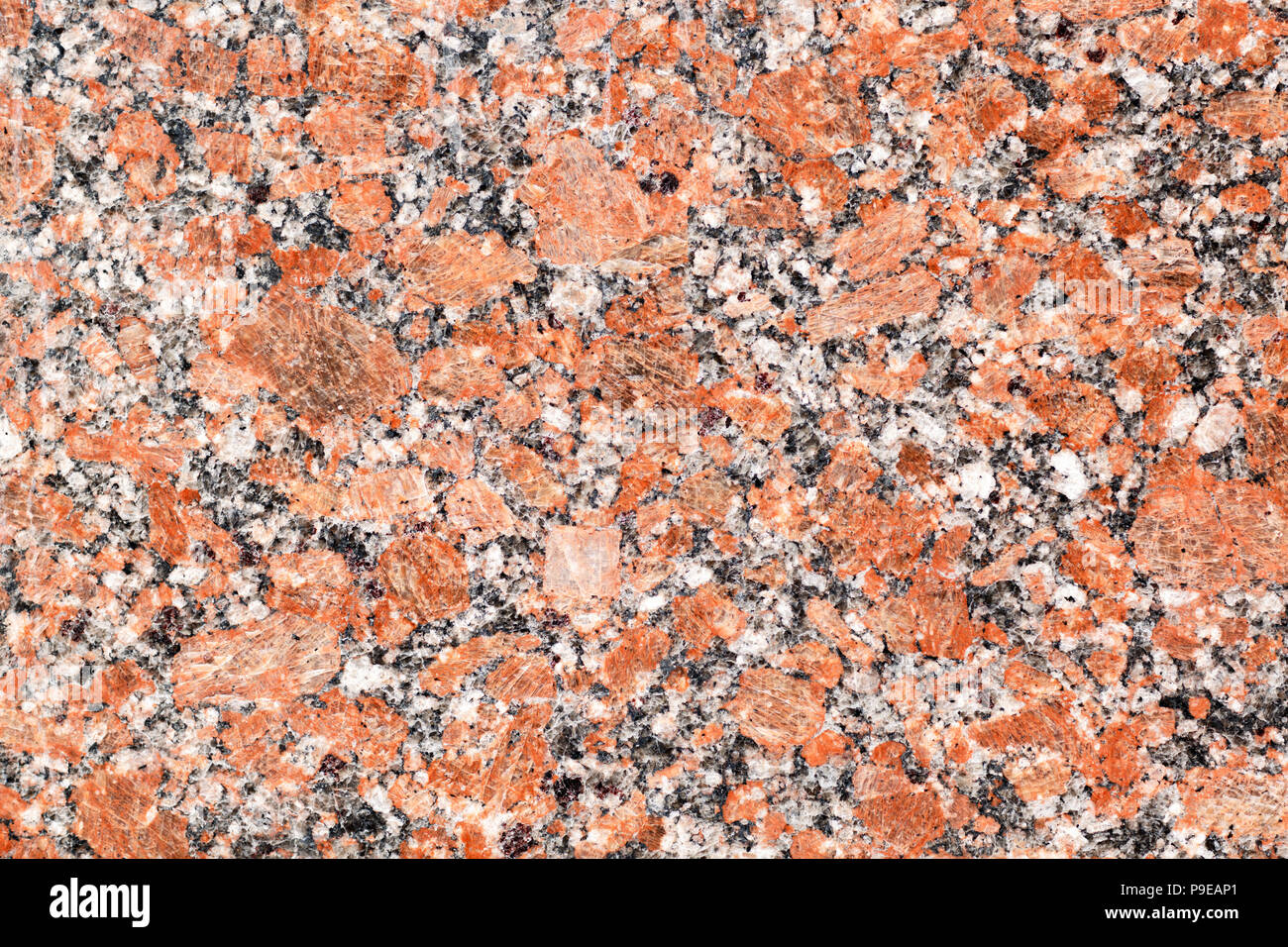 Orange Granite Flat Stone Texture Granite Slabs Stock Photos, Royalty
