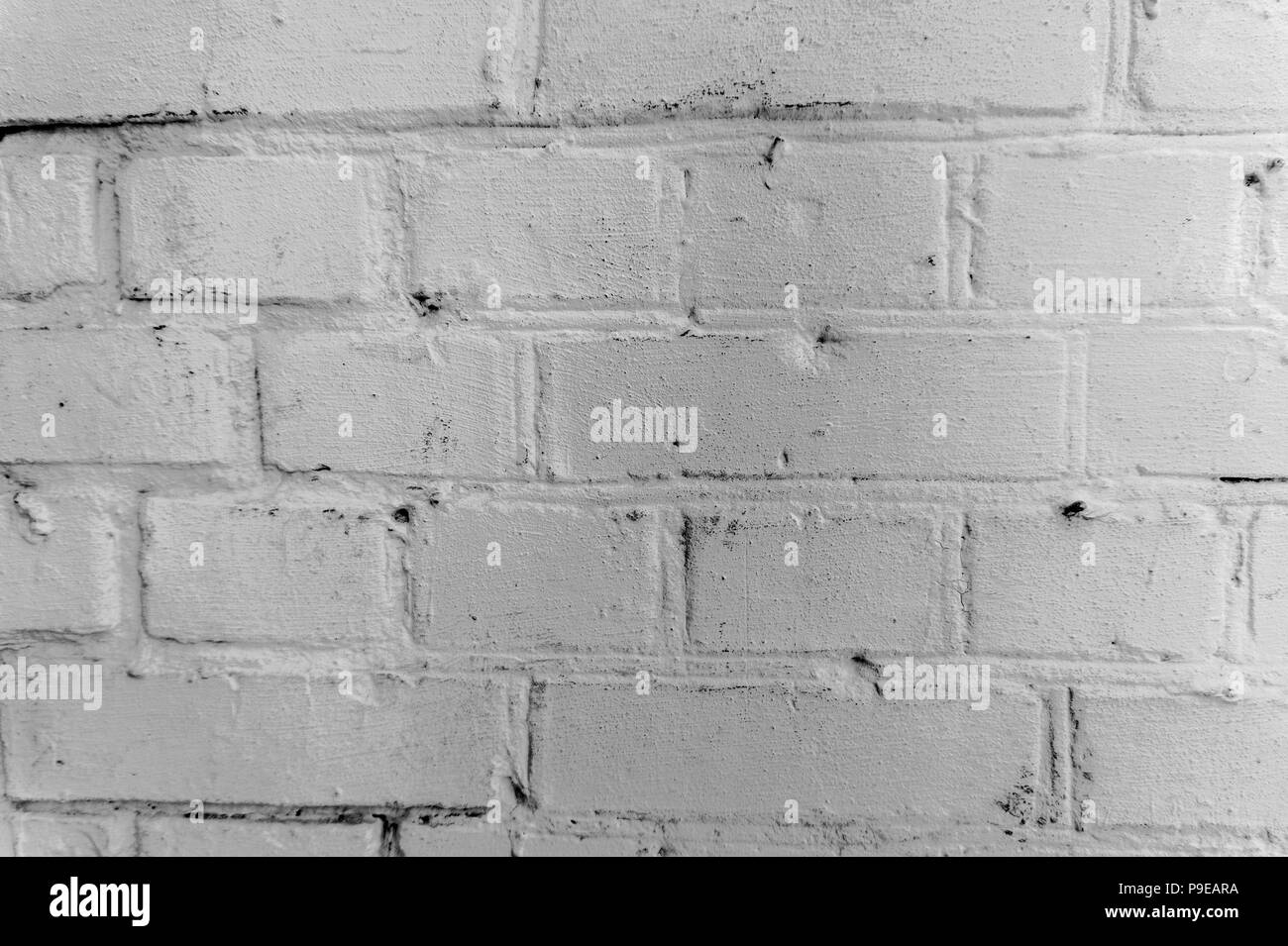 Clean White brick wall background close up Stock Photo - Alamy