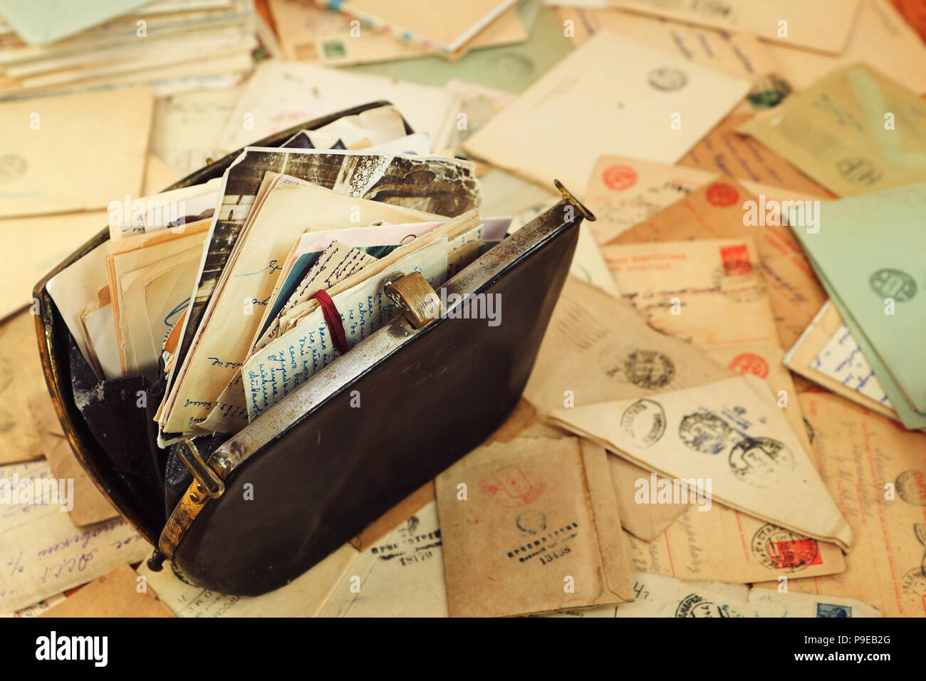 Vintage mail bag hi-res stock photography and images - Alamy