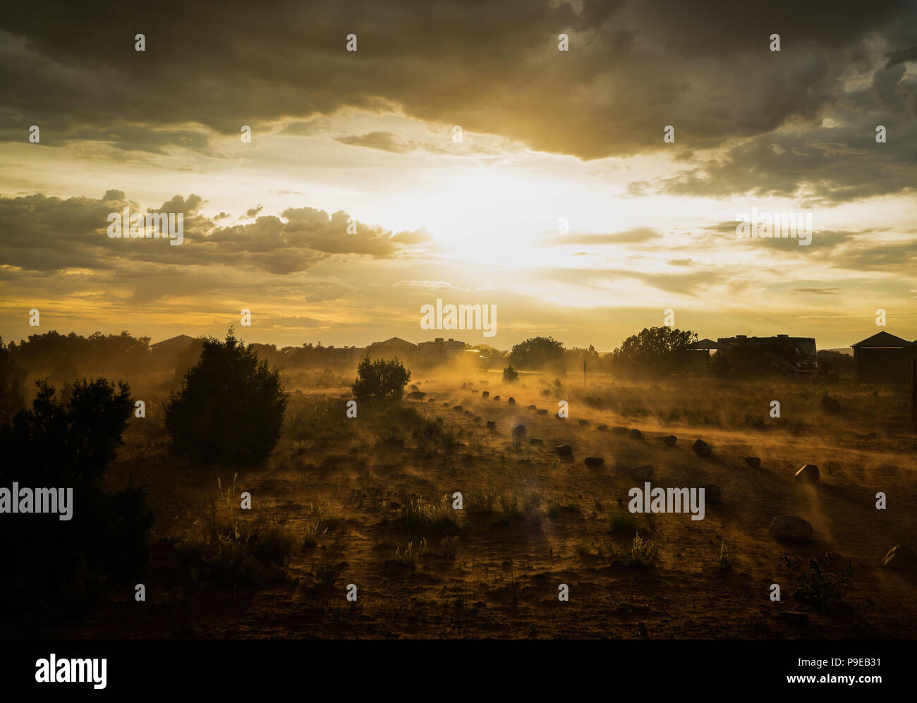 Cloudy dust hi-res stock photography and images - Alamy