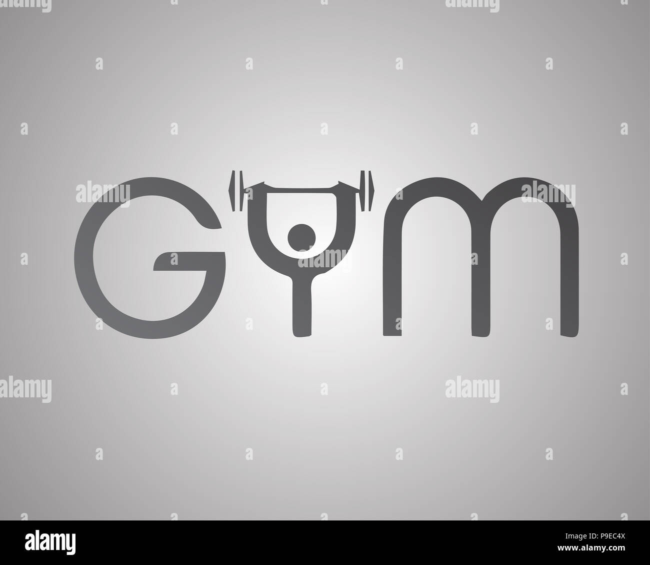 Male gym plain background hi-res stock photography and images - Alamy