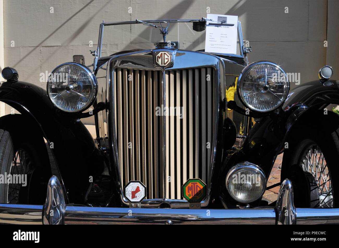 Black MG at a local European Auto Show Stock Photo - Alamy