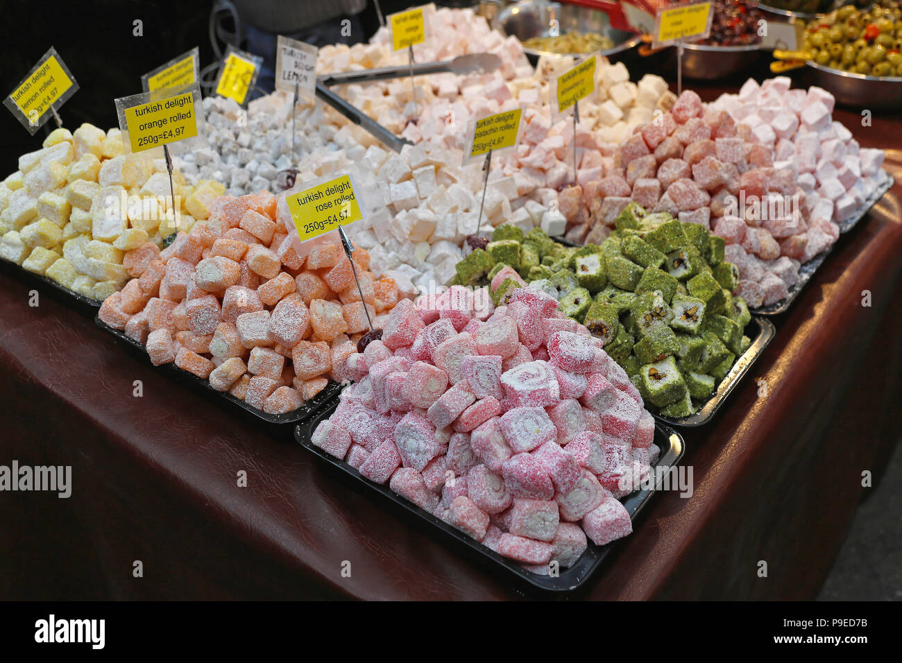 Lokum sweets hi-res stock photography and images - Alamy