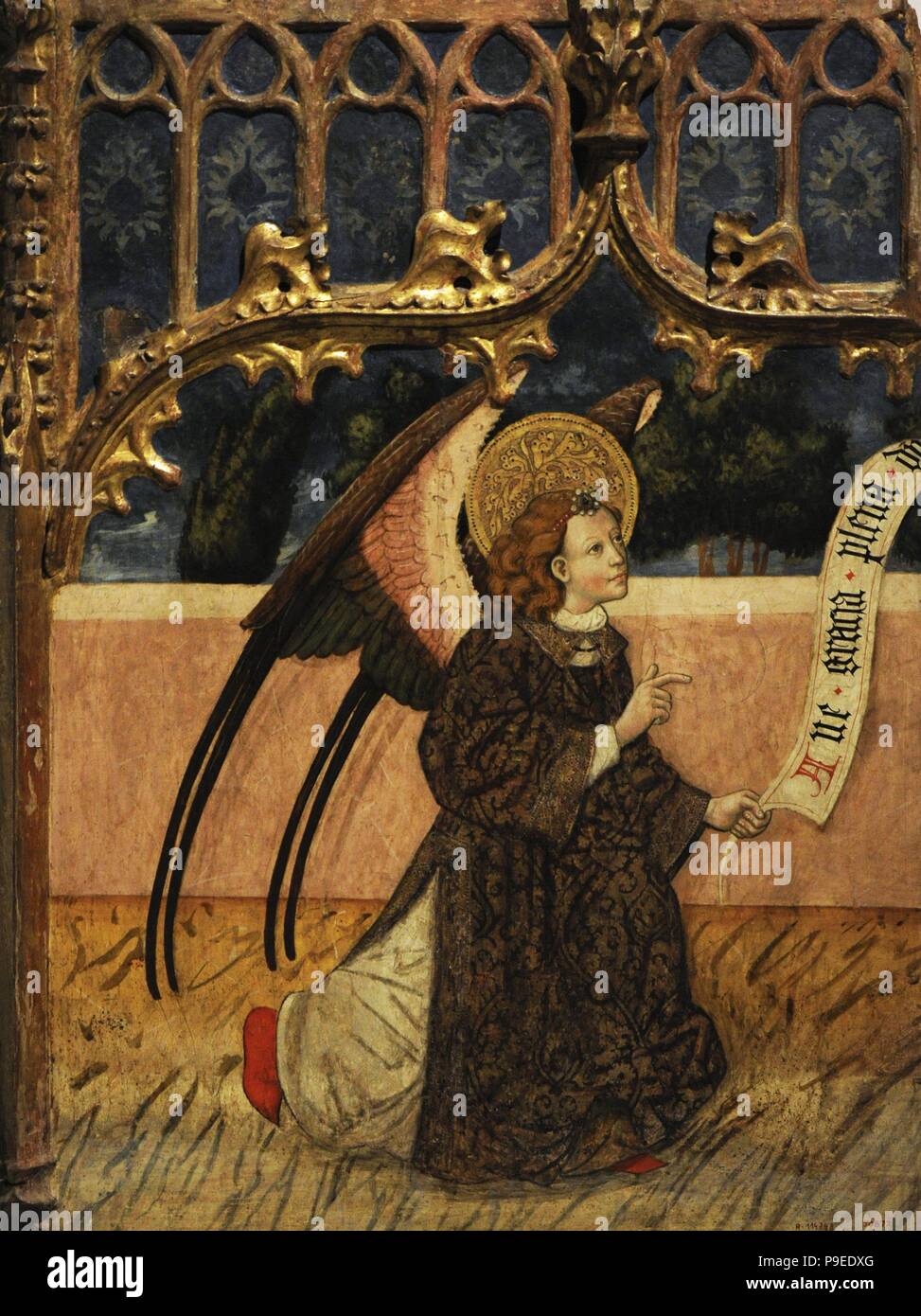 Gothic art spain the annunciation hi-res stock photography and images - Alamy